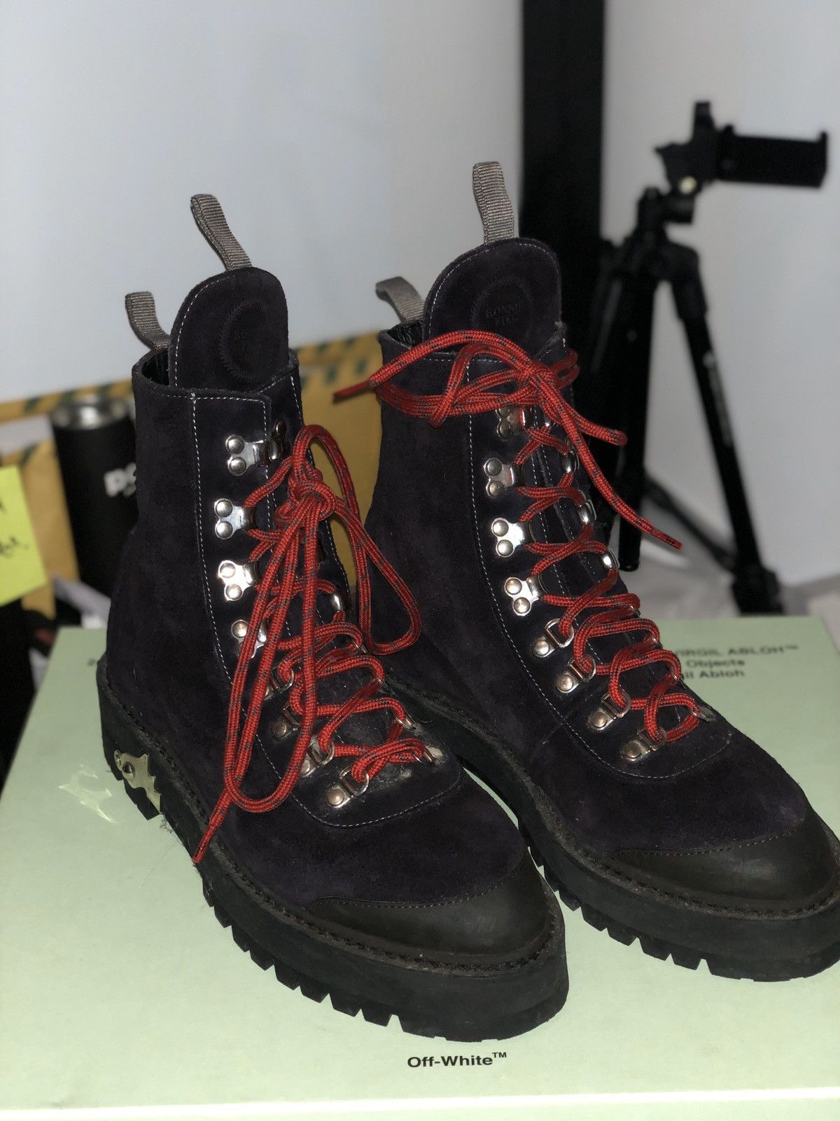 Off-White Off White Hiking Boots very rare colourway | Grailed