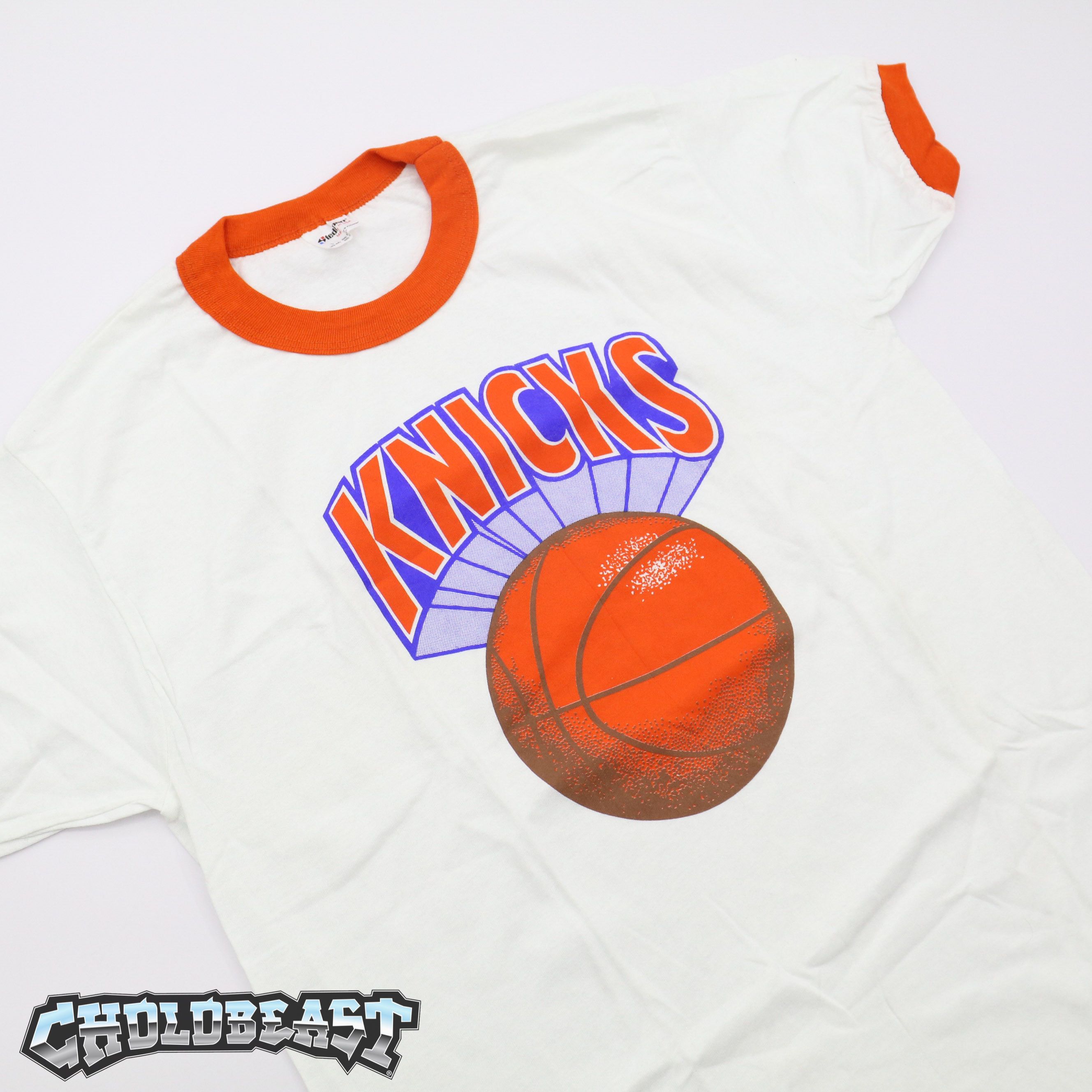 Vintage VTG 70s 80s NBA New York Knicks Basketball Ringer T Shirt L ...