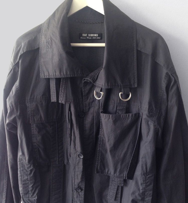 Raf Simons Riot AW01 Military Wax | Grailed