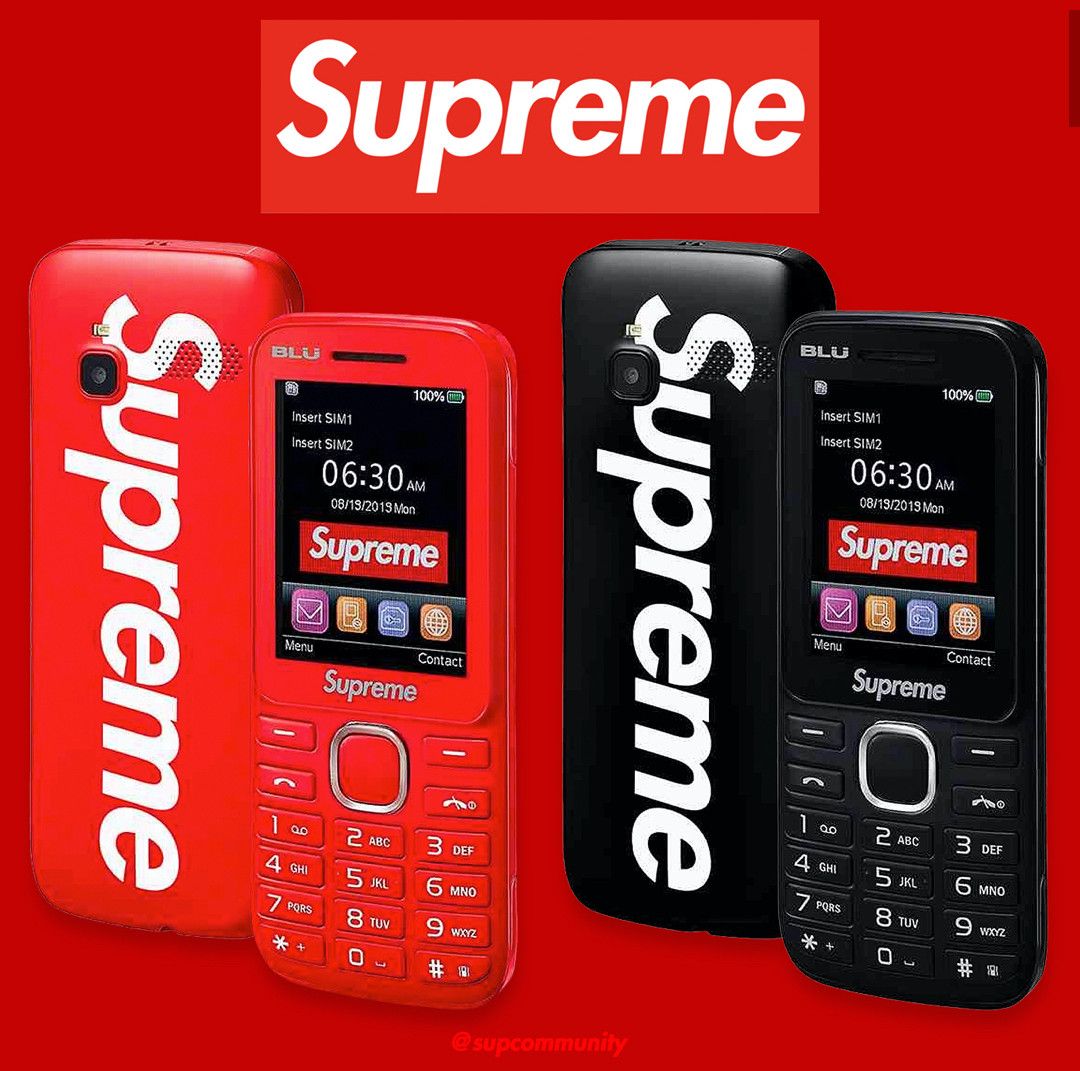 Supreme supreme blu burner phone | Grailed