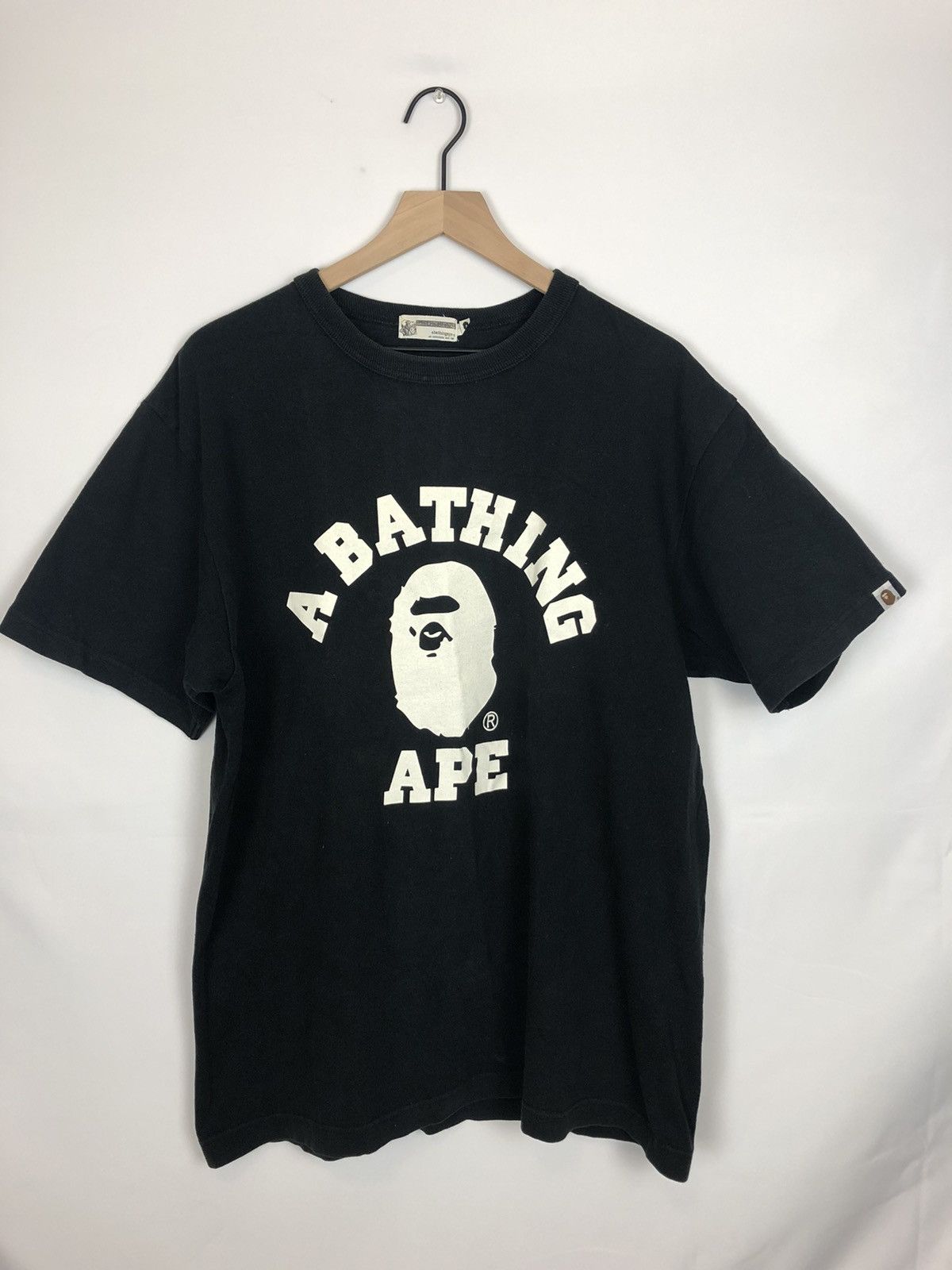 Bape Rare! Bape 2000s Classic Logo Tee100% Authentic From Japan | Grailed
