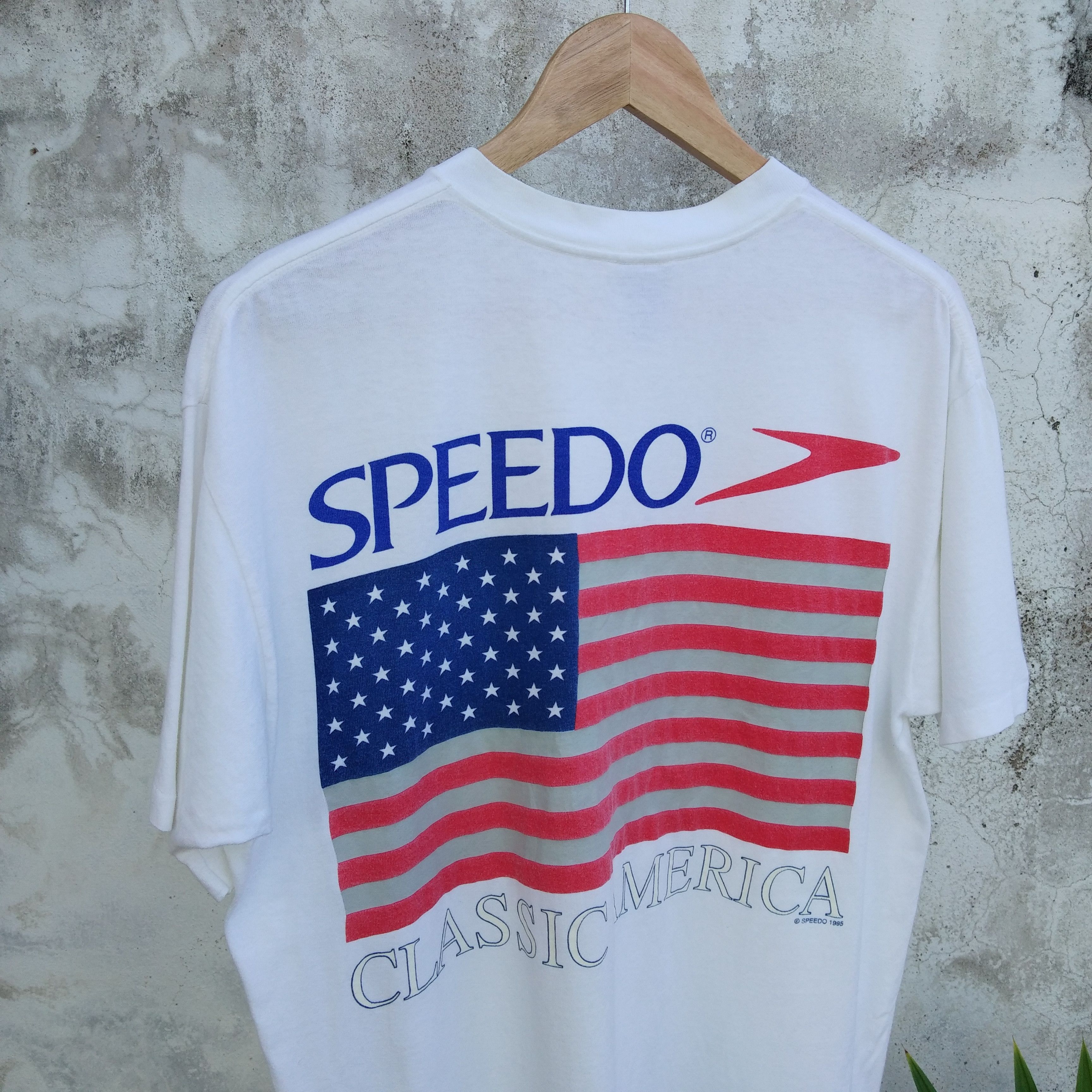 Speedo × Speedy Usa × Vintage VINTAGE 90'S SPEEDO USA T SHIRT | Grailed