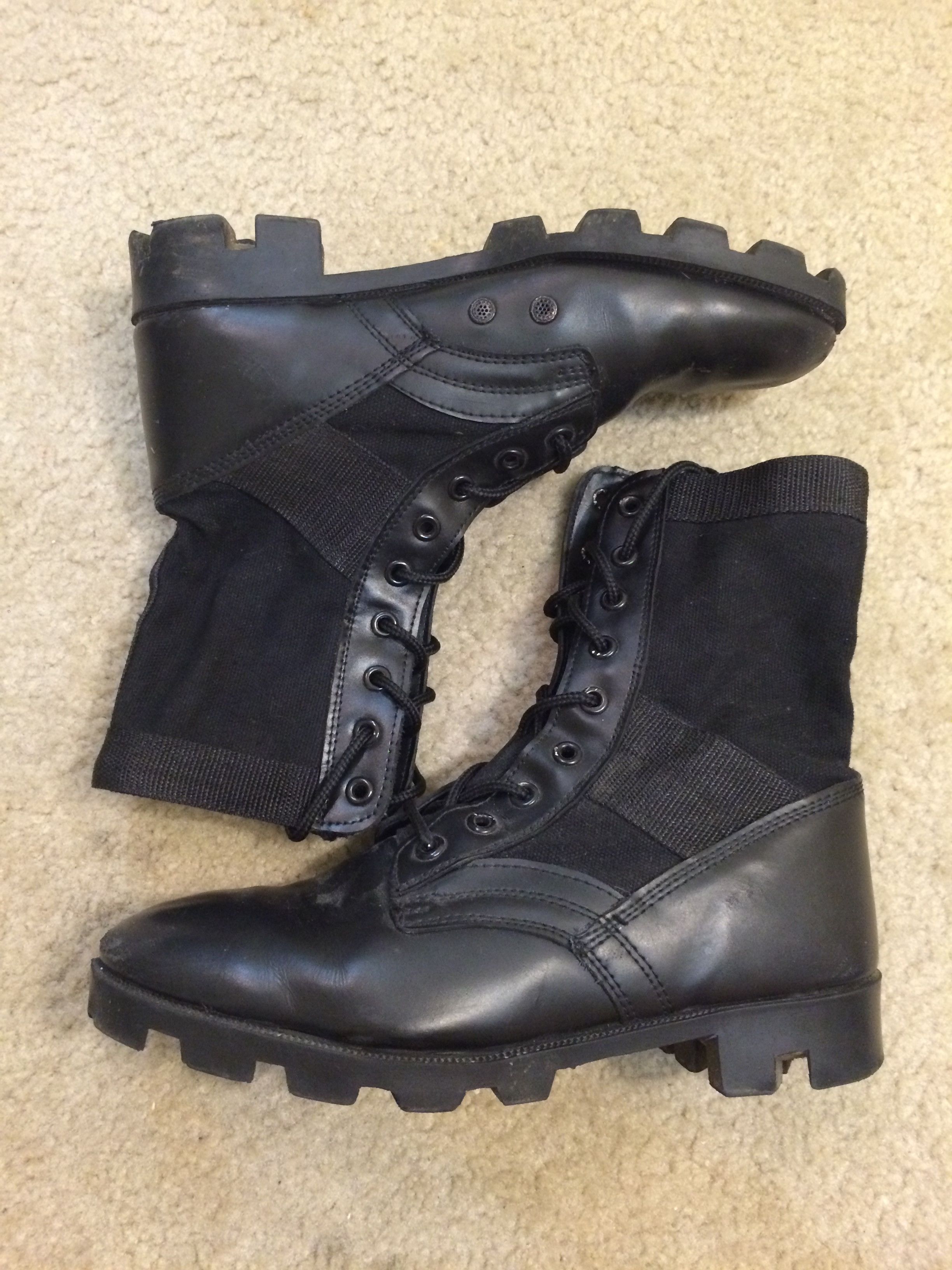 Military Black Standard Issue Army Boot | Grailed