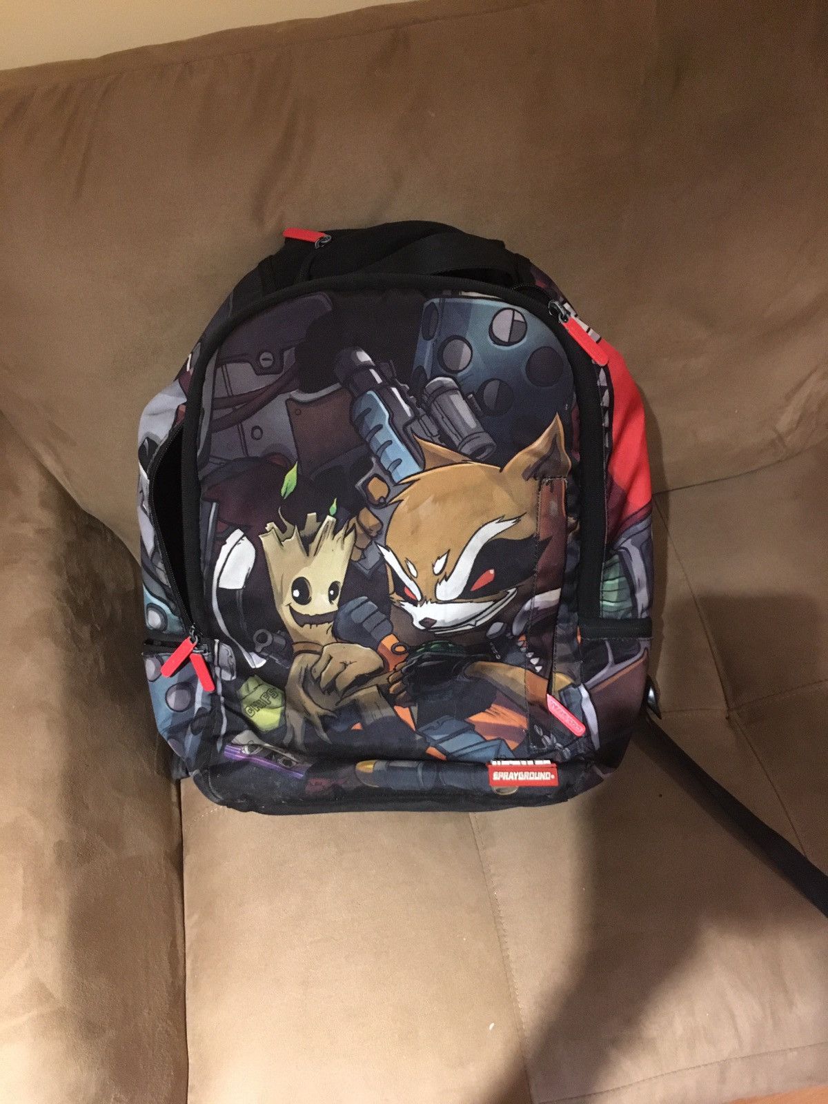 Marvel Comics Sprayground x Marvel Guardians of the Galaxy Rocket ...