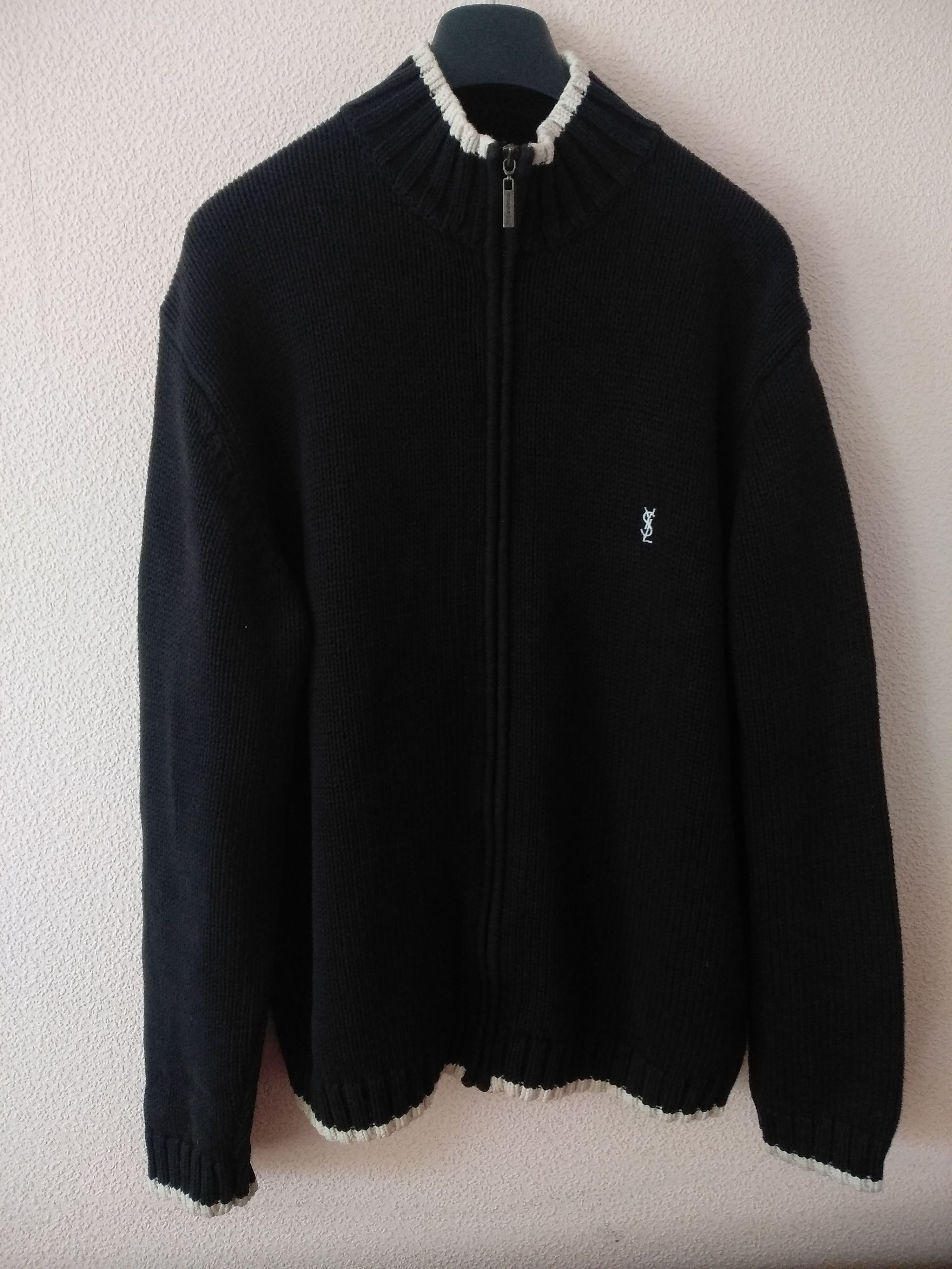 Yves Saint Laurent Yves Saint Laurent Zip Sweater | Grailed