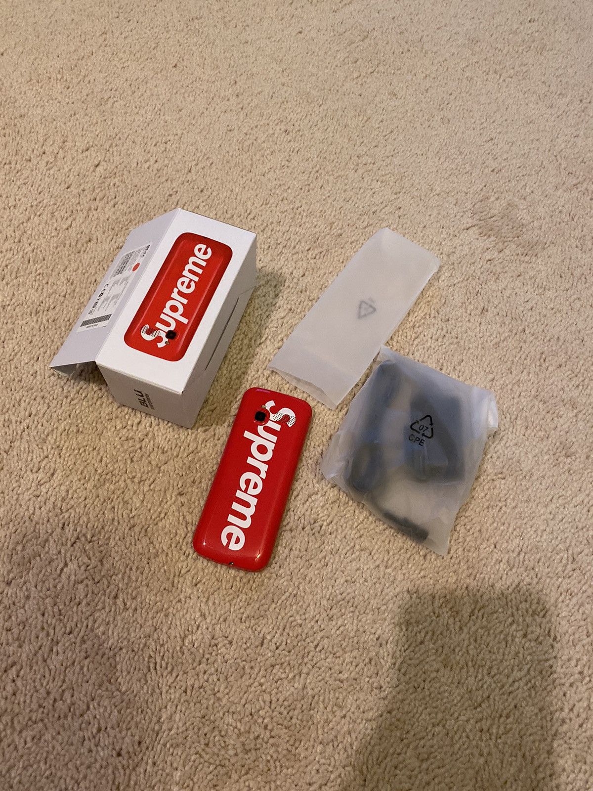 Blue Supreme Burner Phone | Grailed