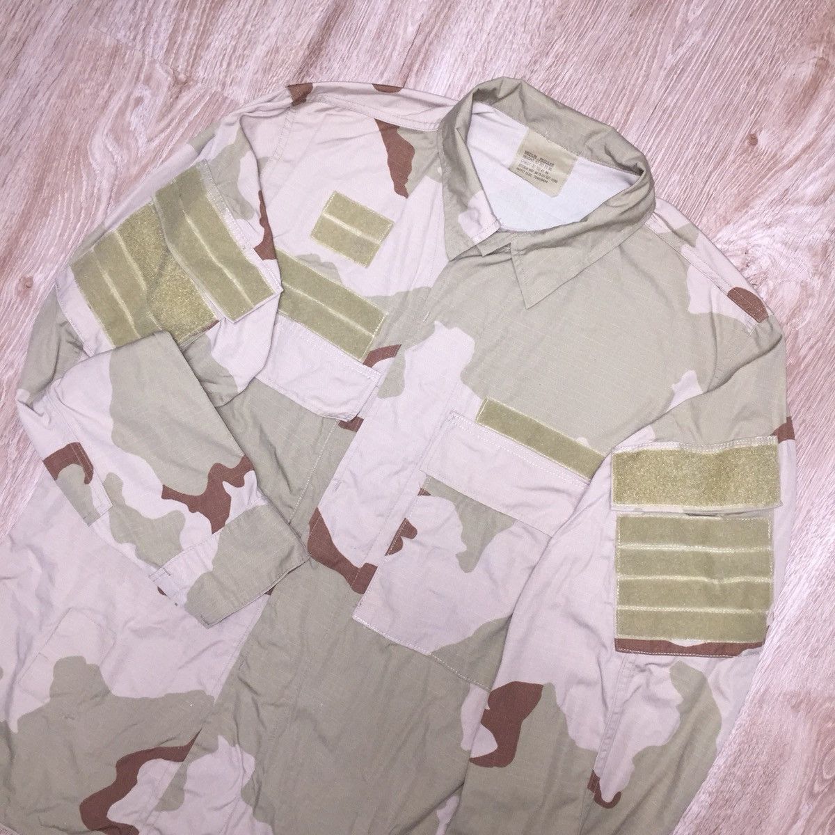 Military US Army Raid BDU Desert Combat Uniform Jacket M DCU Woodland ...