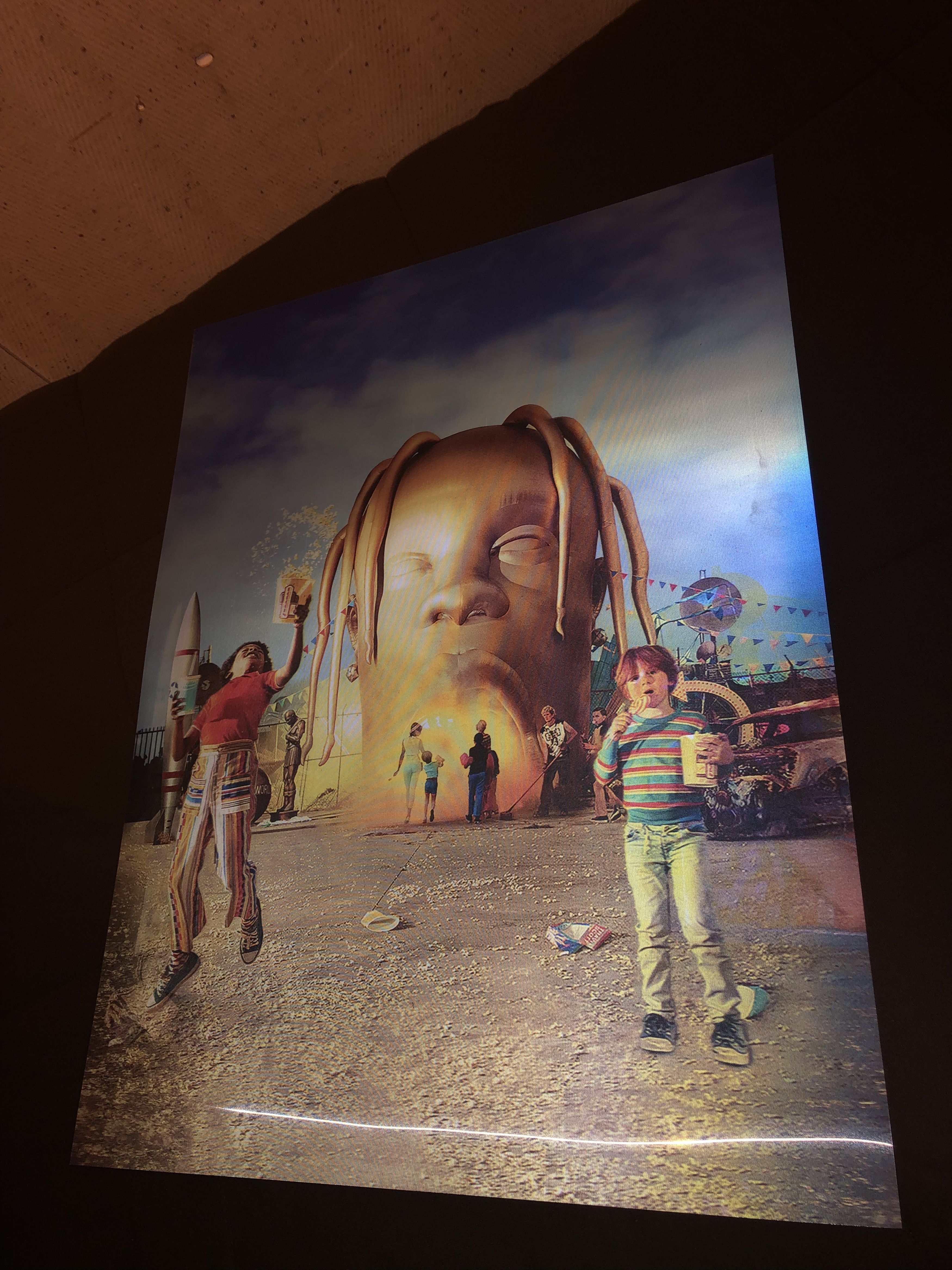 Travis Scott Travis Scott Astroworld Day/Night 3D Poster | Grailed