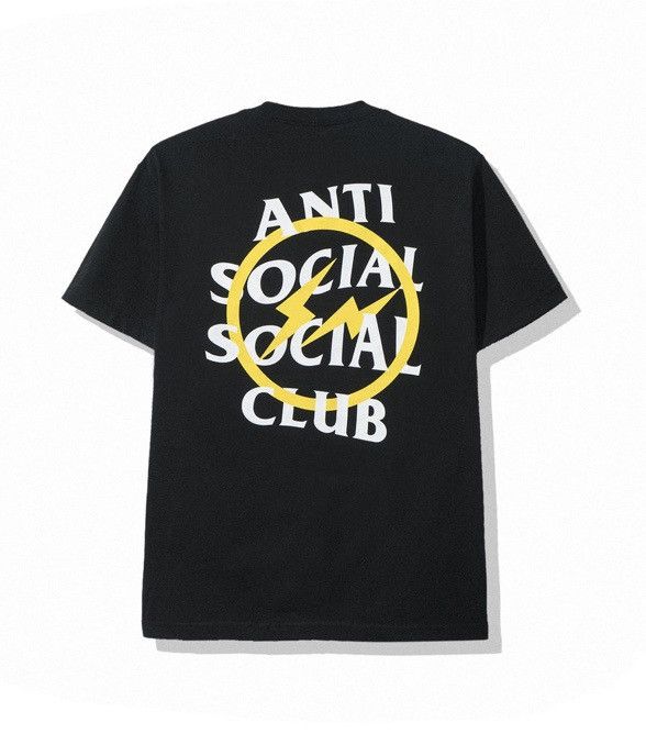 Anti Social Social Club × Fragment Design Fragment x ASSC Yellow Bolt ...