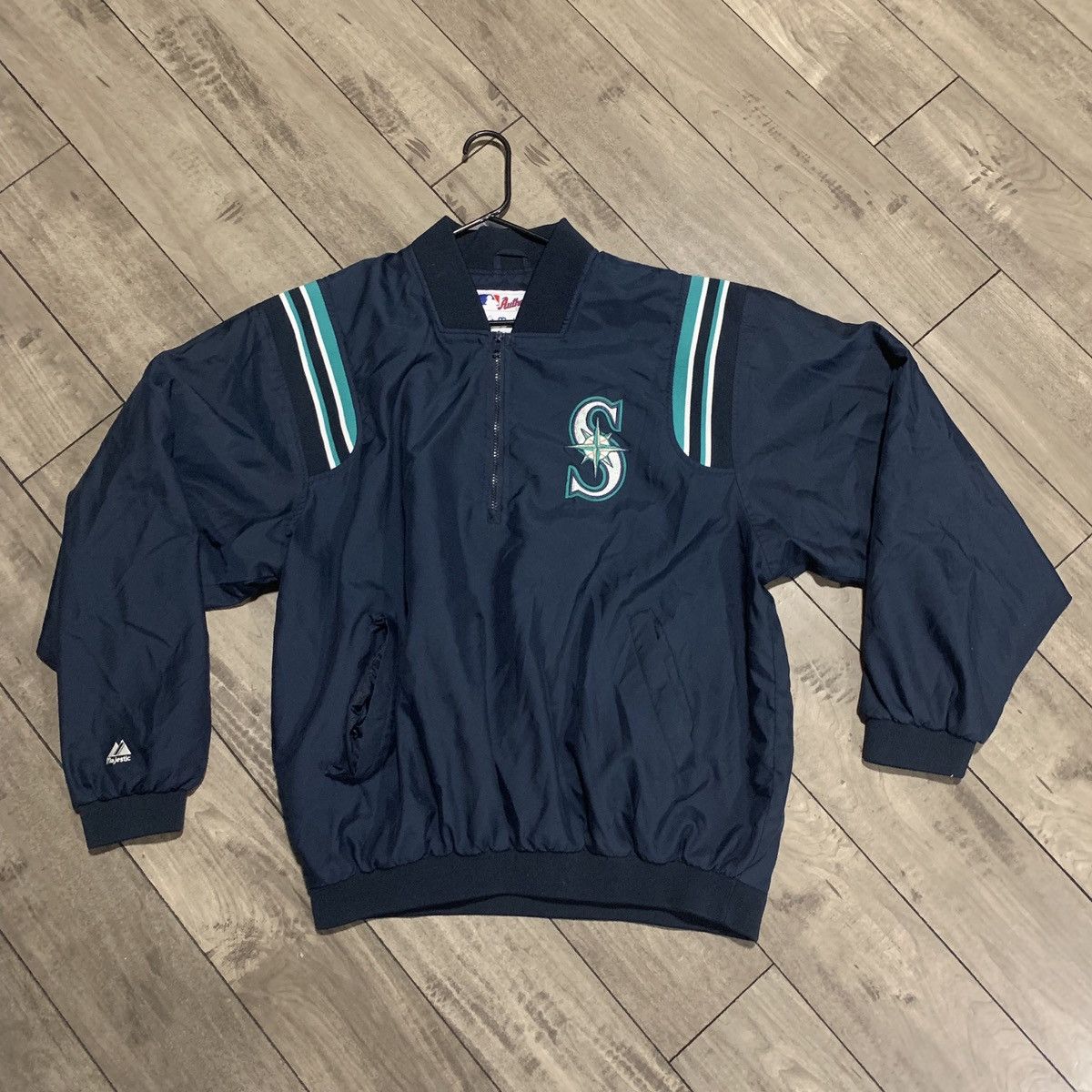 Vintage Vintage Majestic Seattle Mariners Light Jacket | Grailed