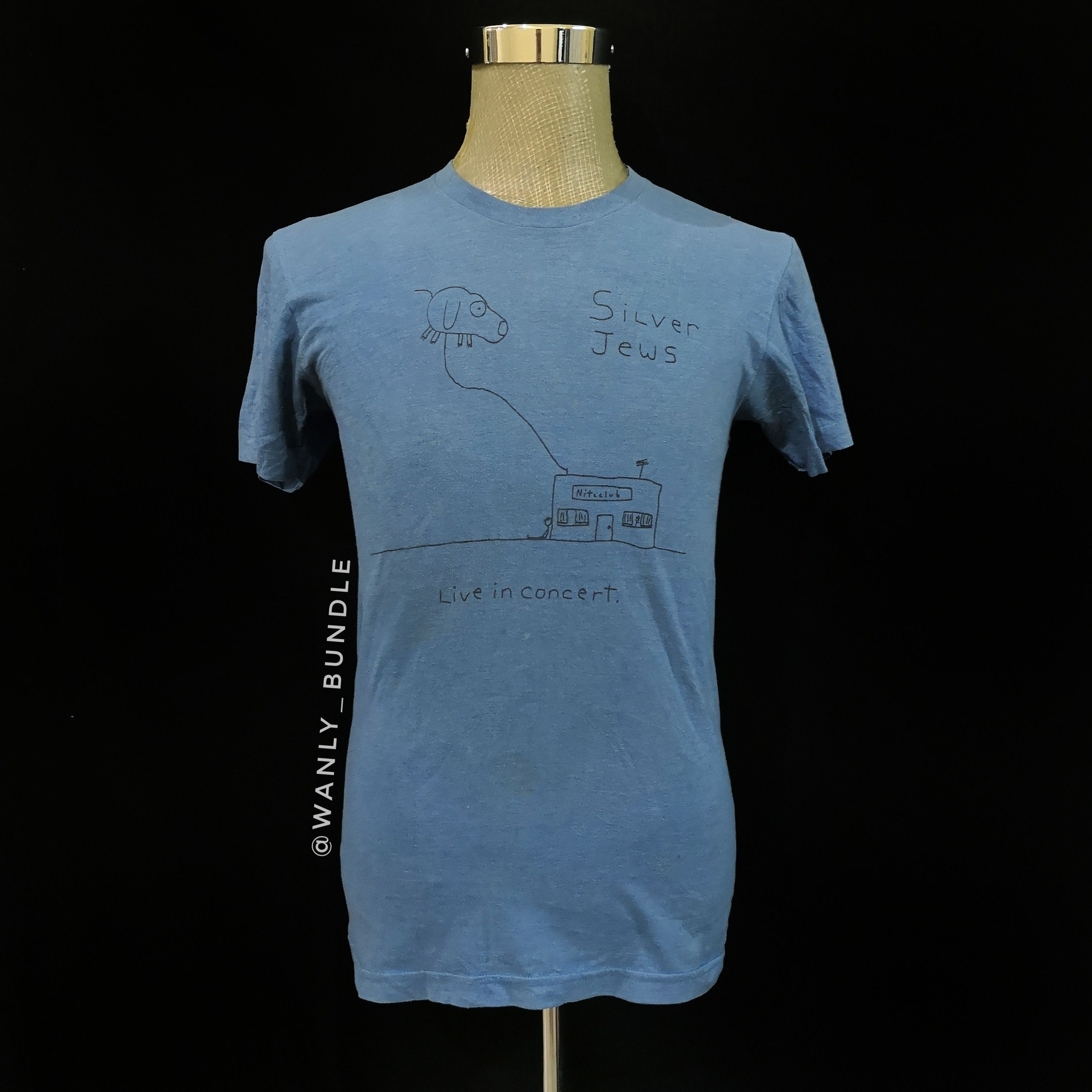 Band T Shirt × Band Tees × Made In Usa SILVER JEWS T-SHIRT MADE IN USA ...