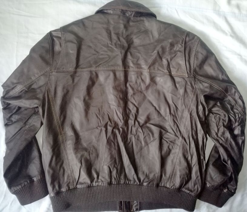 Bomber Jacket TRAPPER Germany G-1 Flight Pilot Cow Nappa Leather Jacket ...