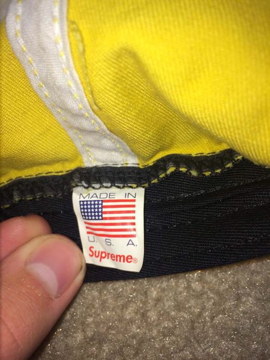 Supreme Yellow Supreme Cap | Grailed