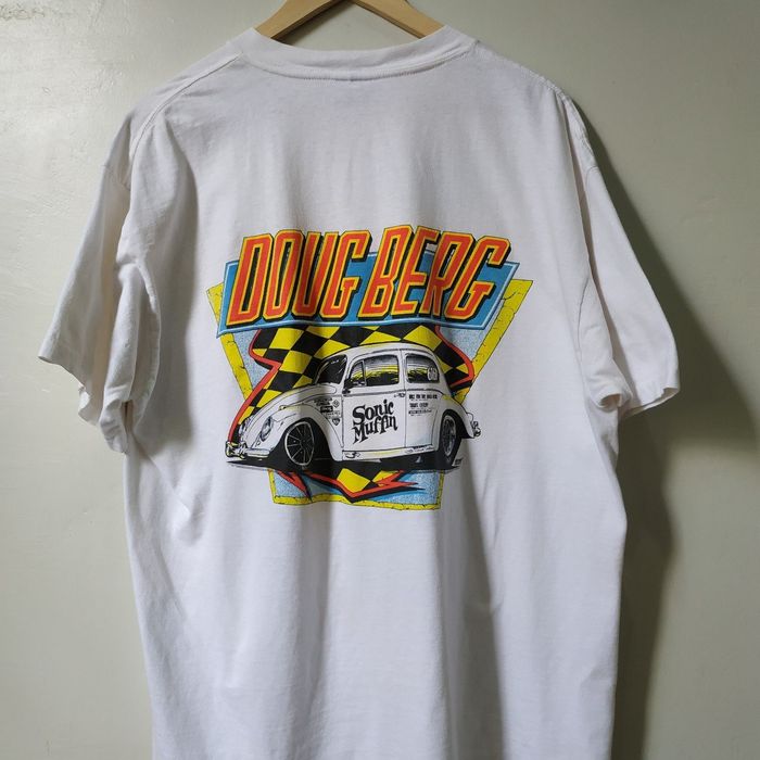 Vintage Vintage 90s Single Stitch Clyde & Doug Berg VW Beetle | Grailed