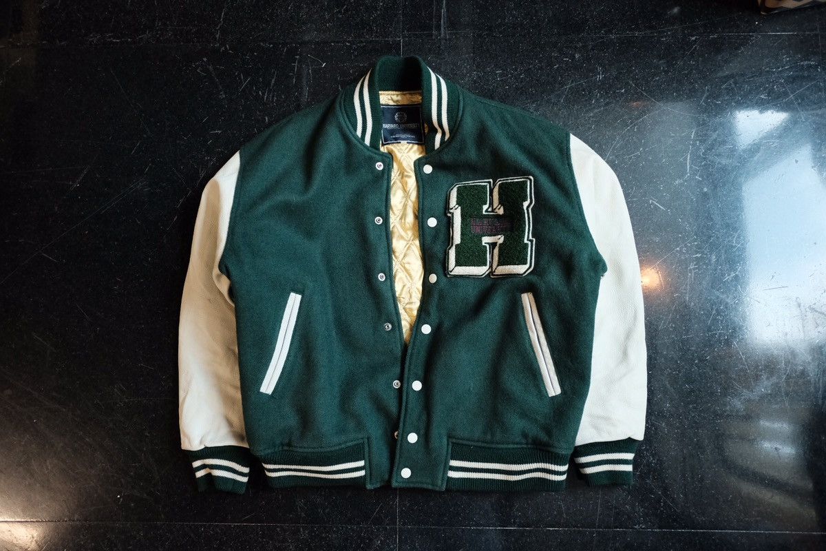 Harvard × Vintage Vintage Harvard University Varsity Letterman Jacket ...