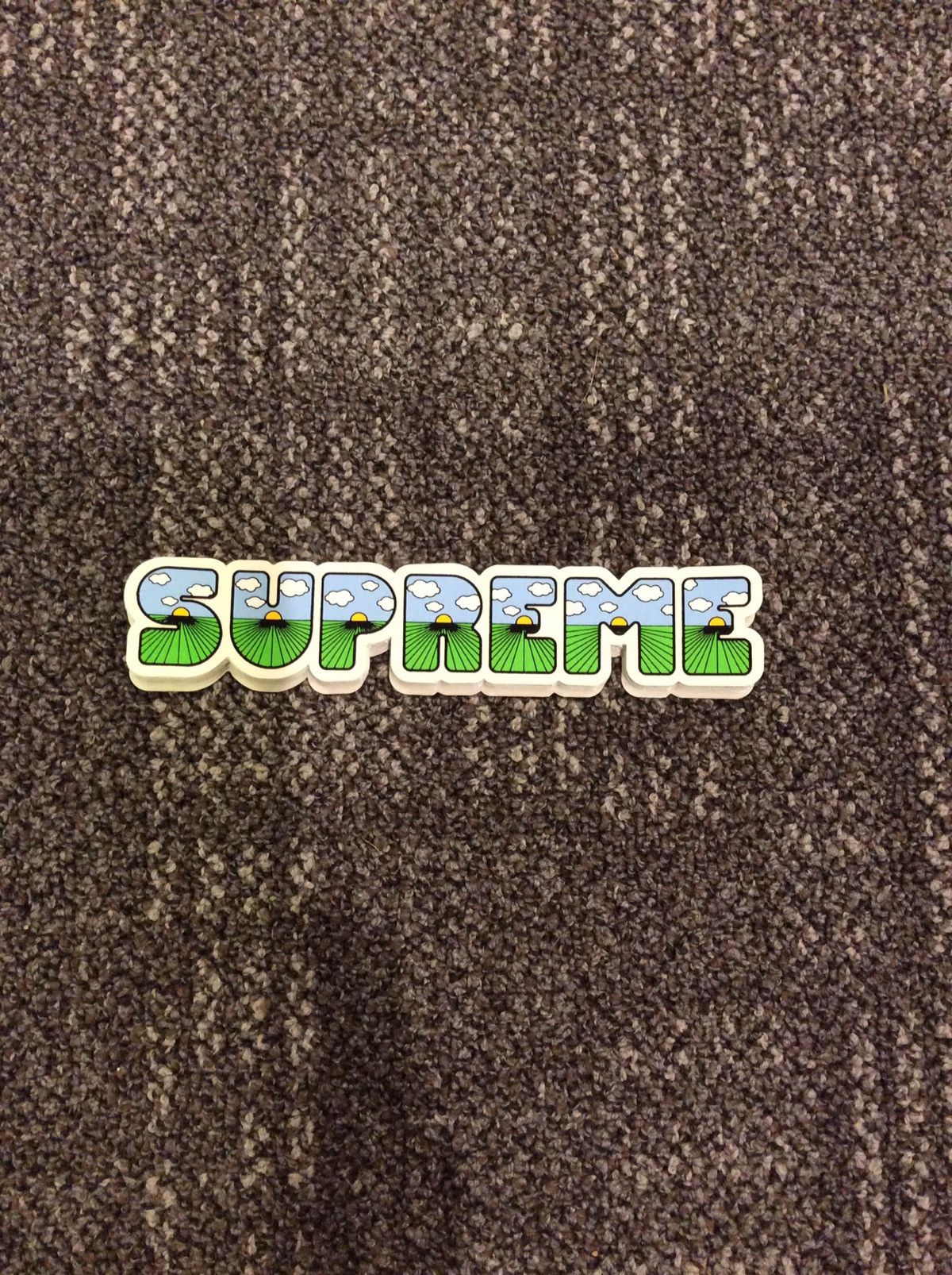 Supreme Sunshine Logo Sticker | Grailed
