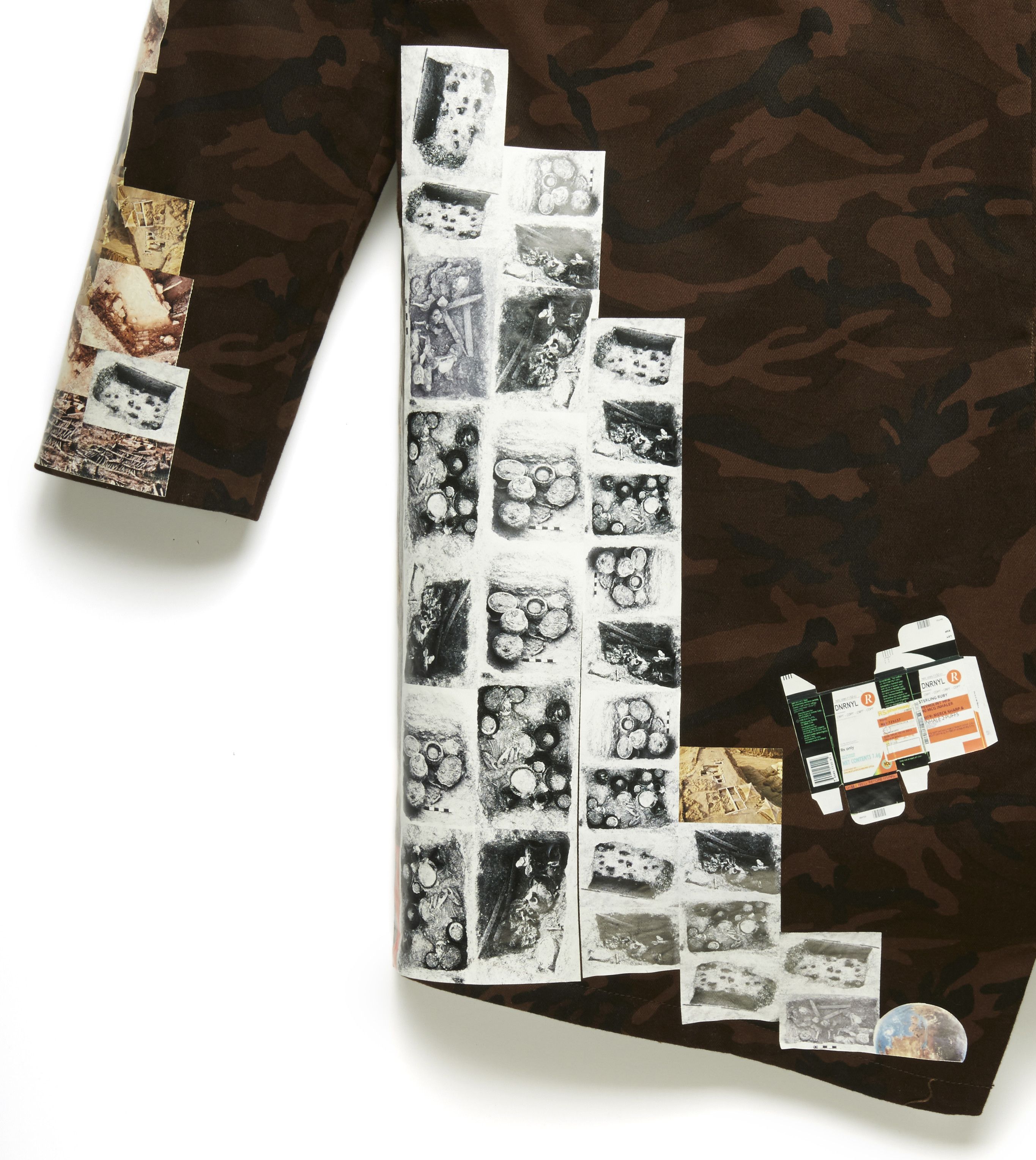 Raf Simons Sterling Ruby Camo Patches Parka | Grailed