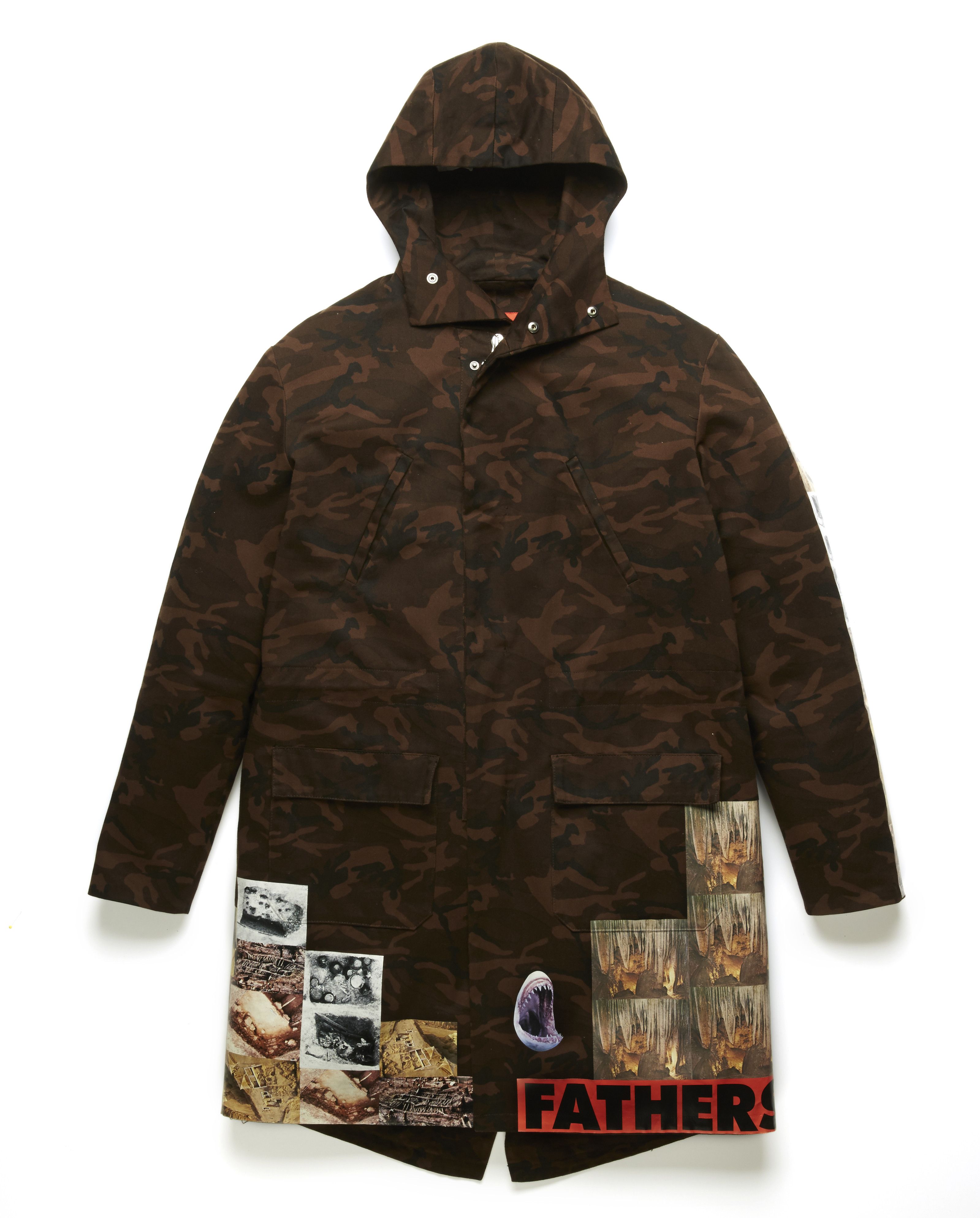 Raf Simons Sterling Ruby Camo Patches Parka | Grailed