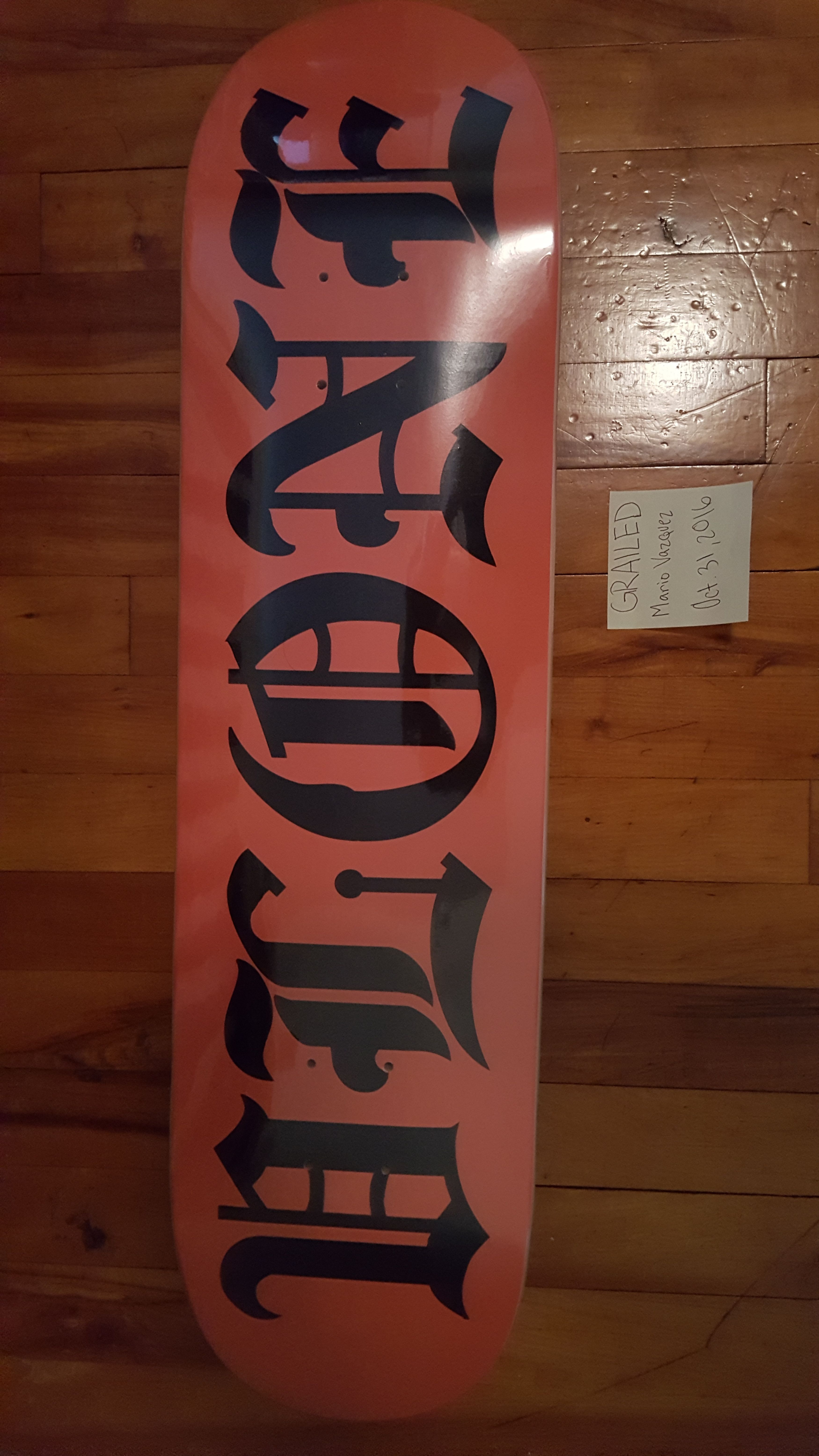 Vlone Vlone Skate Deck (Old English Letters) | Grailed