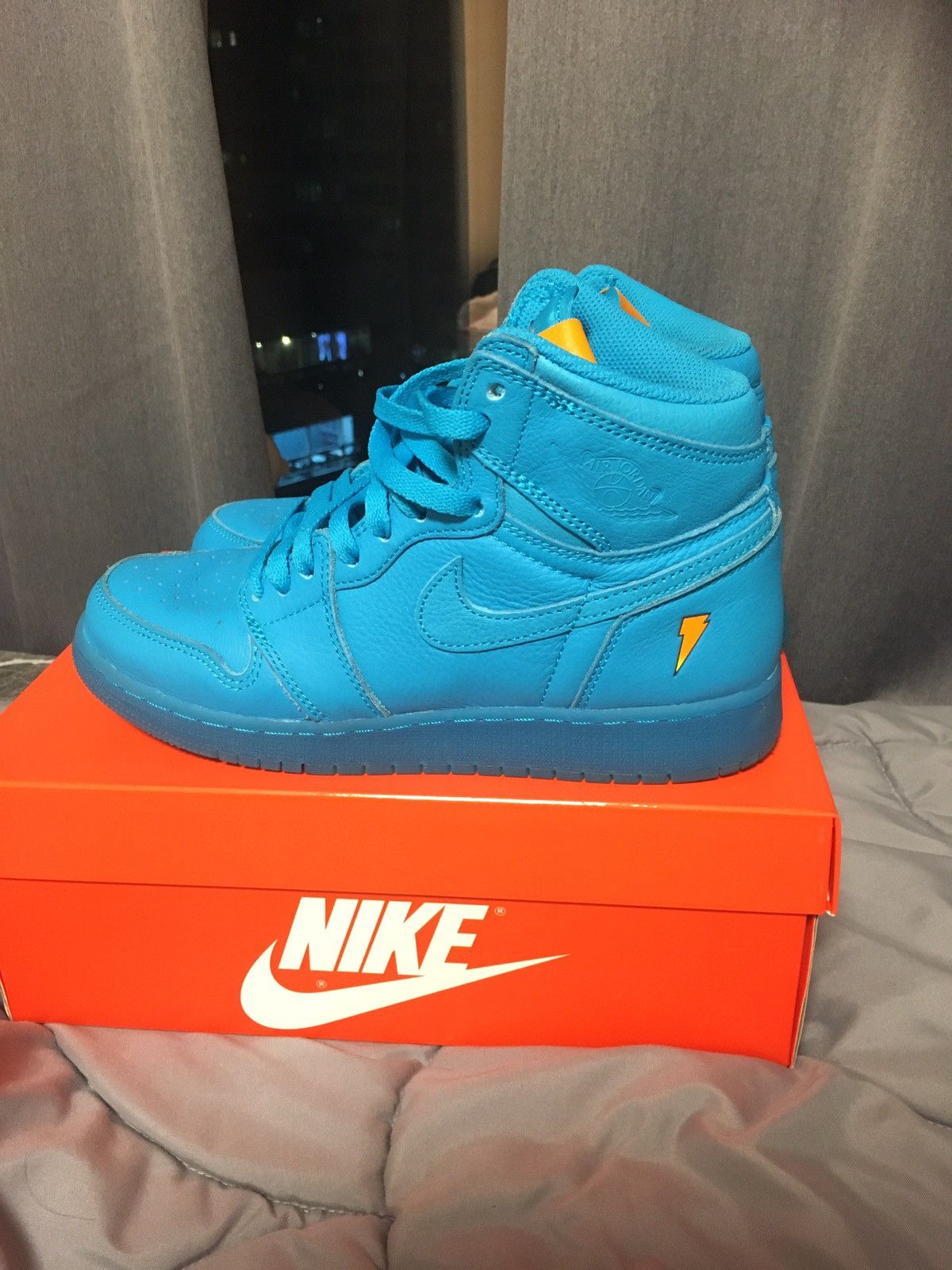 Gatorade × Jordan Brand × Nike Jordan 1 Gatorade “Blue Lagoon” Youth ...