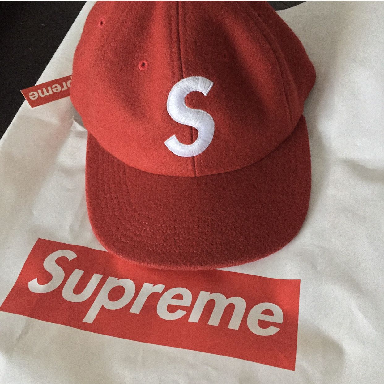 Supreme RARE SUPREME NYC; FW15 S-LOGO WOOL CAP | Grailed