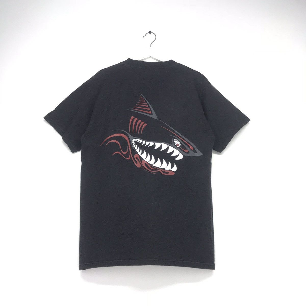 Vintage SCD Sally Cant Dance Shark 90s Streetwear Tshirt | Grailed