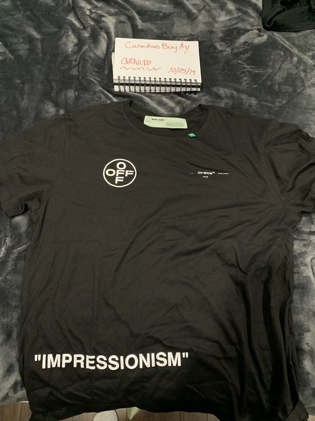 Off-White Off white Impressionism T-Shirt | Grailed