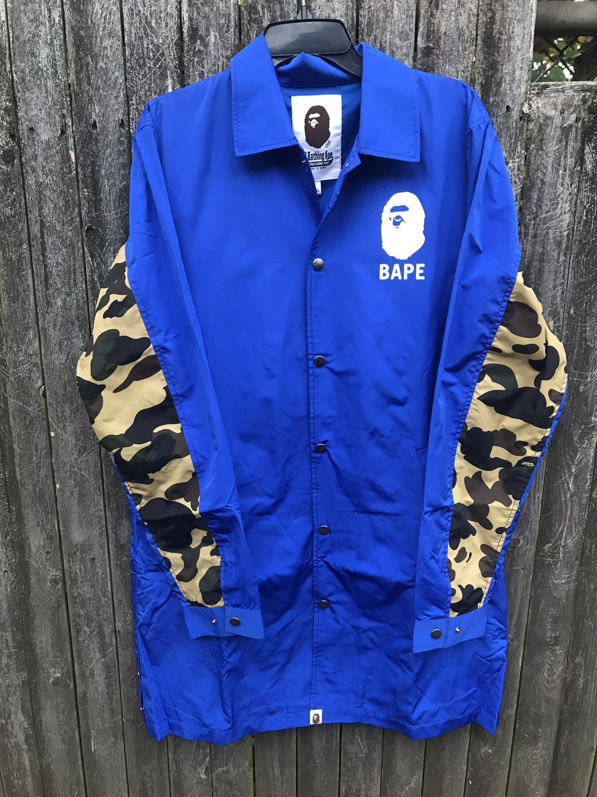 Bape Shibuya Bape Trench Coat Windbreaker Jacket | Grailed