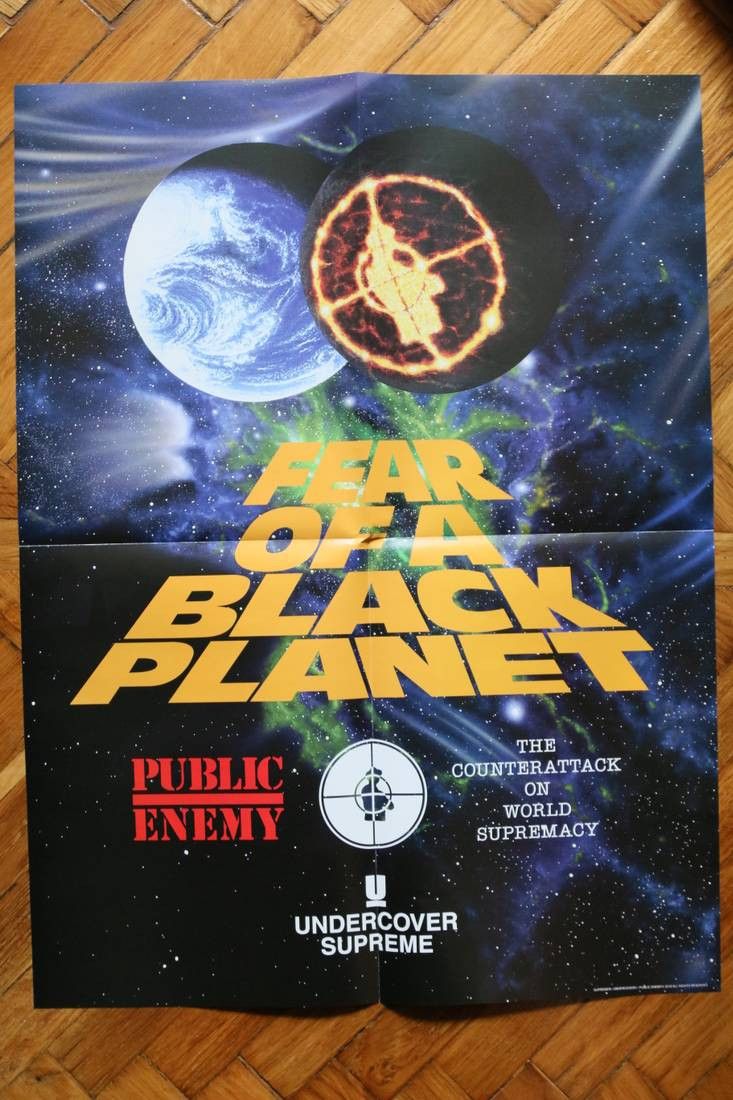 Supreme SUPREME PUBLIC ENEMY FEAR OF A BLACK PLANET POSTER | Grailed