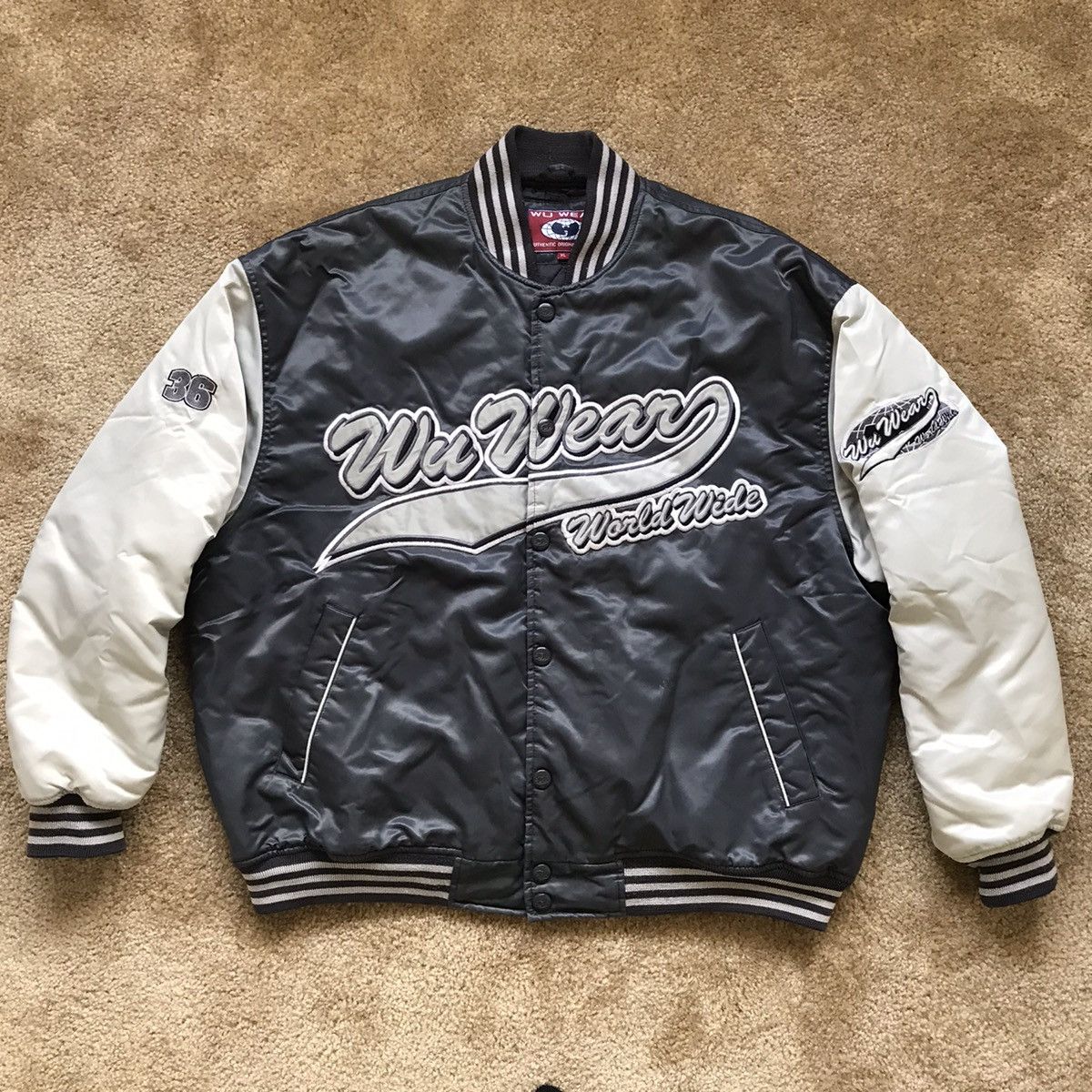 Wu-Tang Clan Wu-WearJacket Size XL Wu-Tang Rare VTG Gza Rza | Grailed