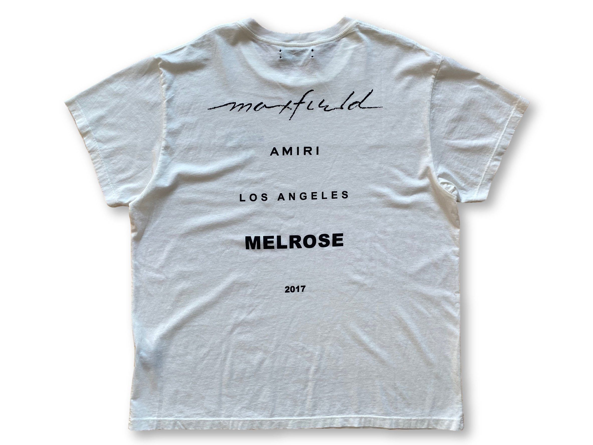 Amiri × Maxfield Los Angeles AMIRI X MAXFIELD LOS ANGELES 2017 T-SHIRT ...