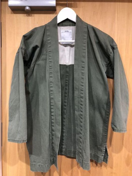 Visvim VISVIM NORAGI KIMONO JACKET KHAKI | Grailed