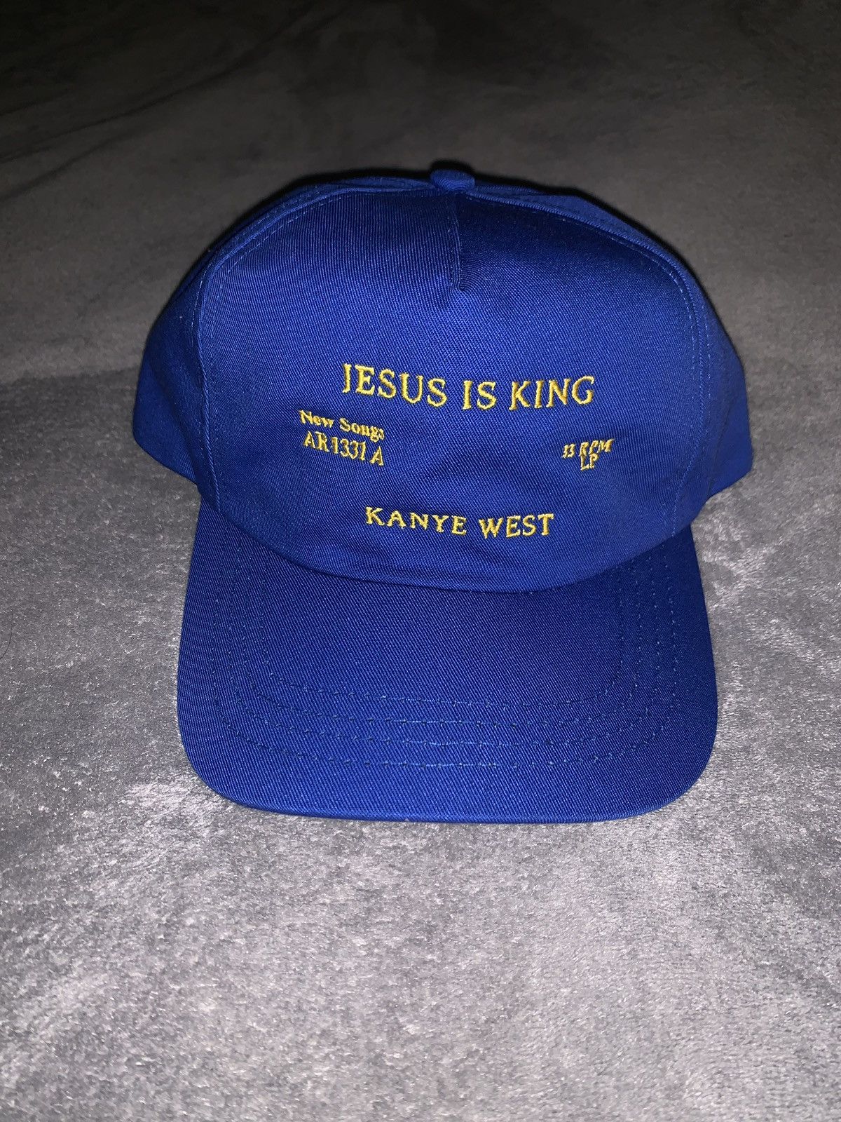 Kanye West × Yeezy Jesus is king Kanye West release cap | Grailed