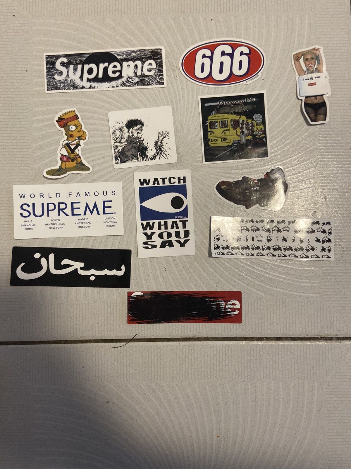 Supreme Hype Beast Sticker Pack | Grailed