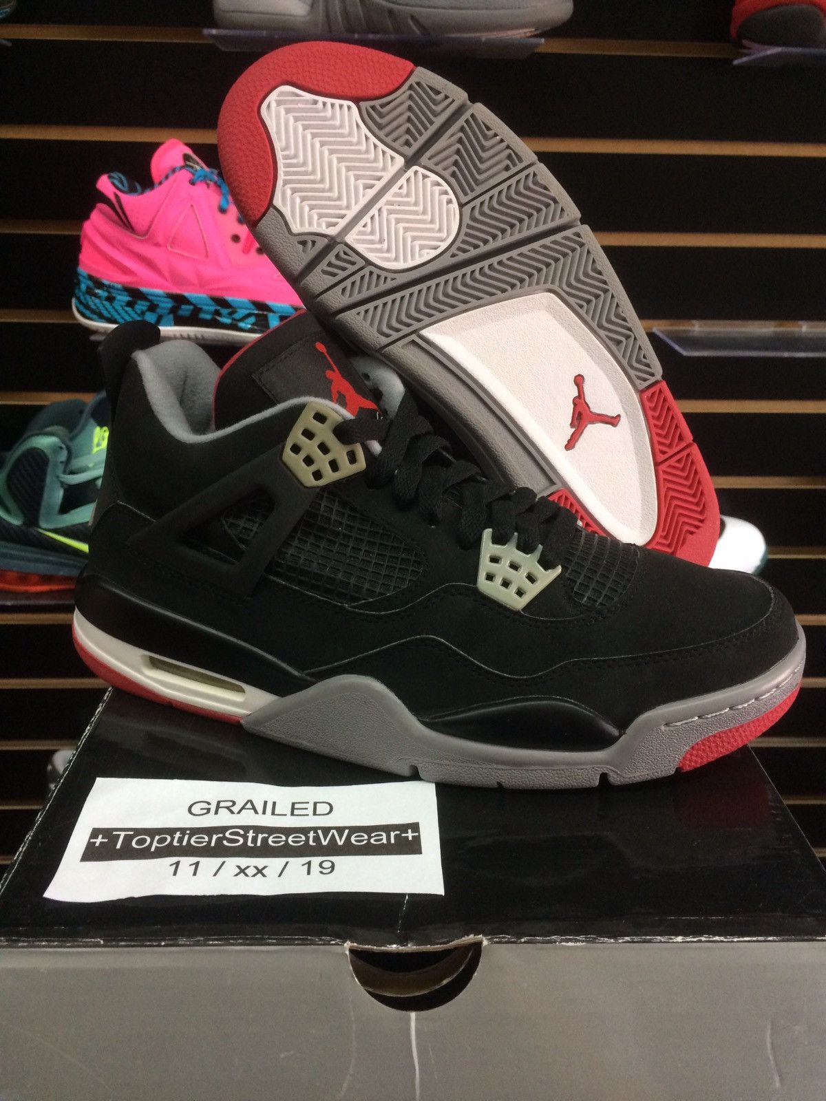 Jordan Brand Air Jordan 4 Bred count down package PROMO | Grailed