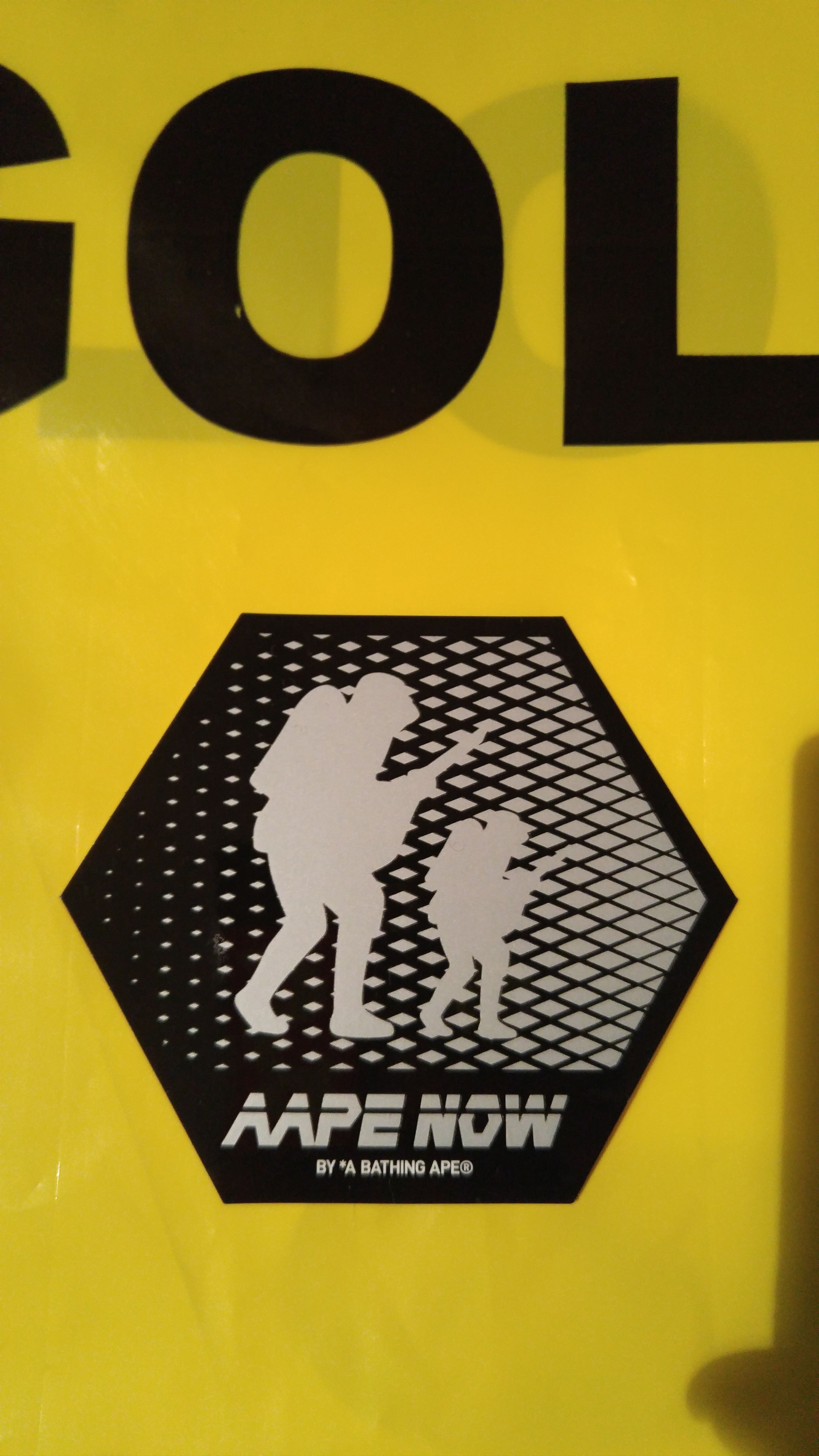 Bape AAPE STICKER | Grailed