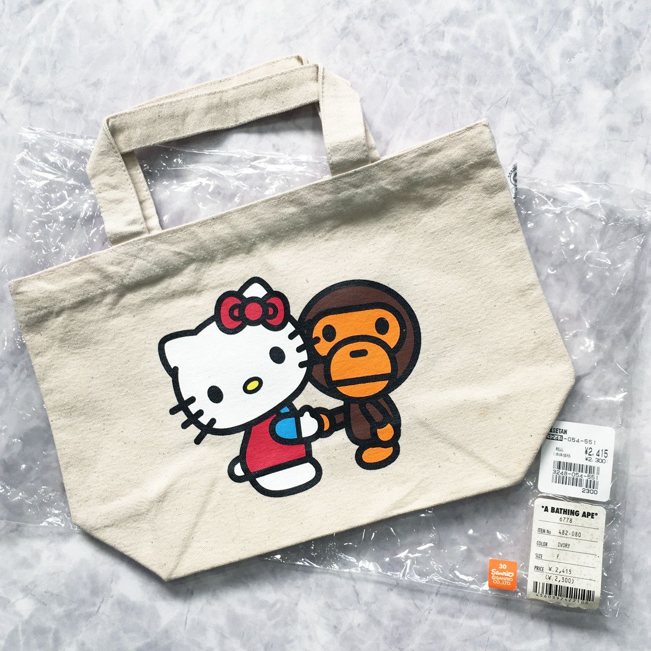 Bape BAPE x HELLO KITTY A Bathing Ape BABY MILO HAND SMALL BAG | Grailed