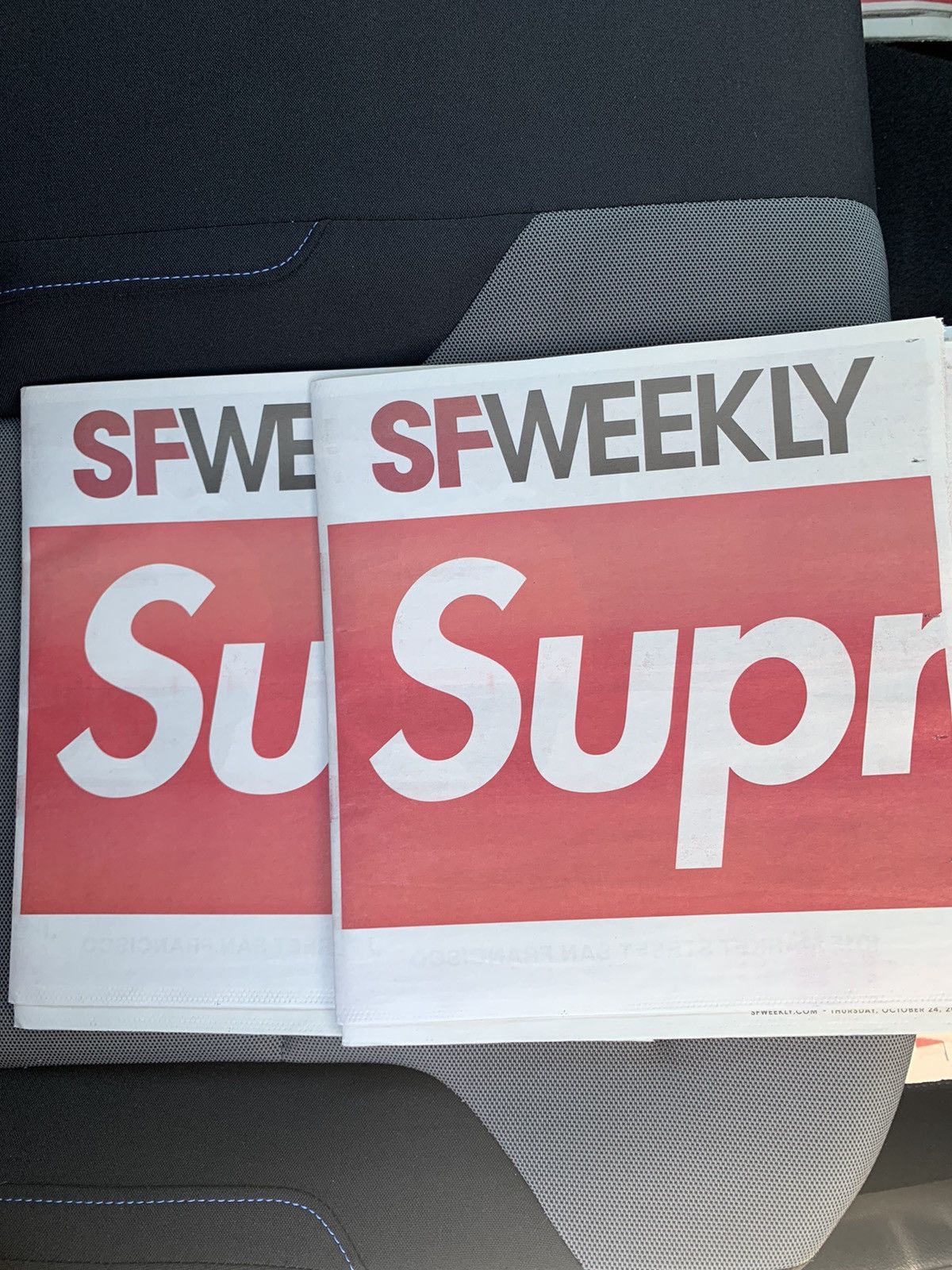 Supreme Supreme San Francisco Grand Opening SF Weekly Newspaper | Grailed