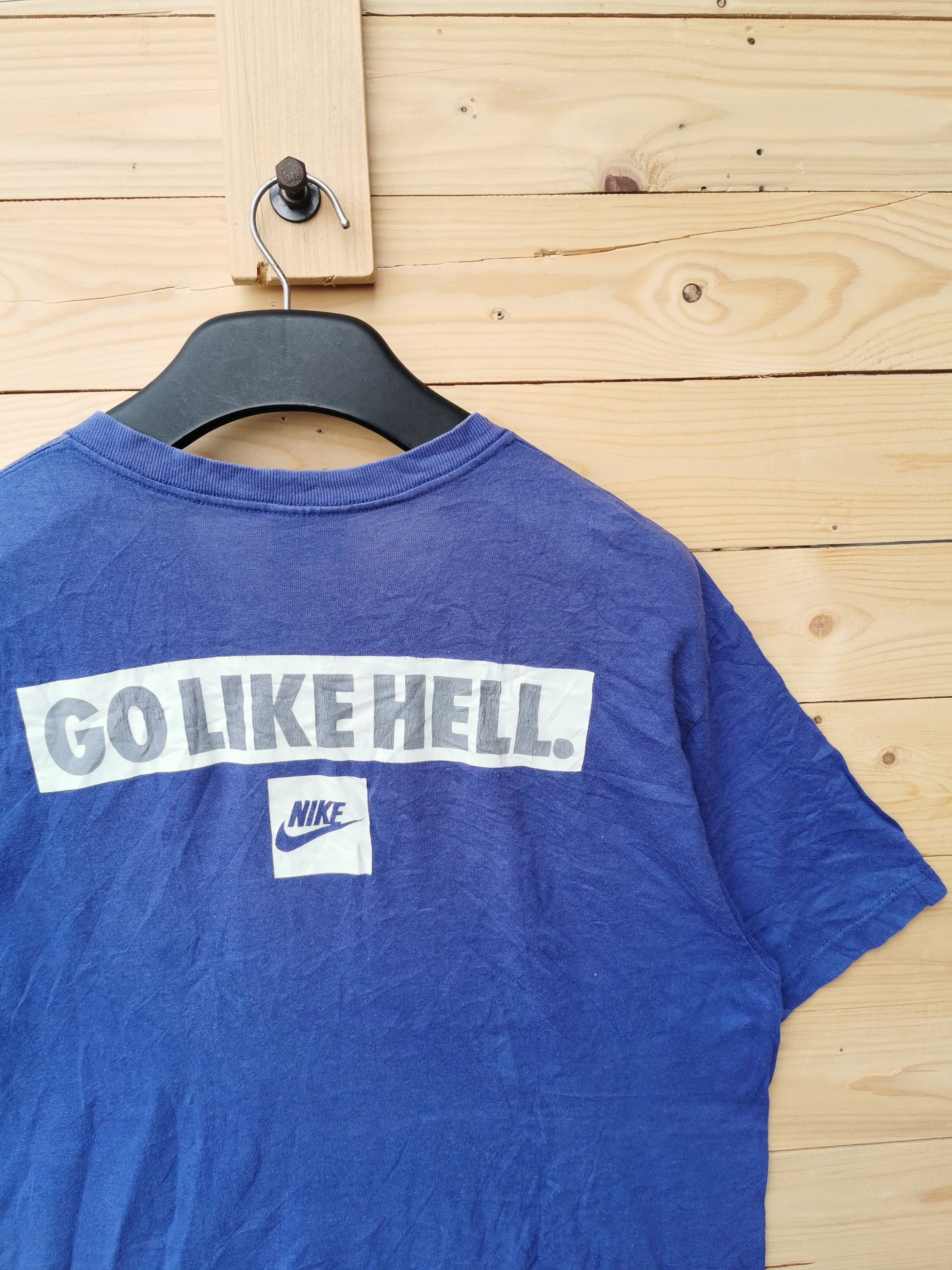 Nike × Vintage Early 00s Vintage Nike Go Like Hell Shirt | Grailed