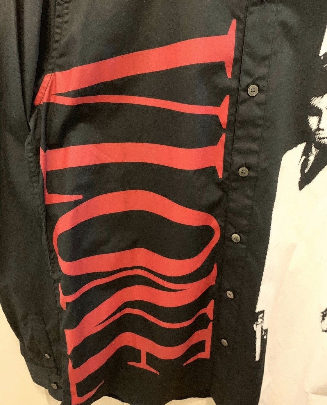 Vlone Vlone Scarface Button Up Long Sleeve Shirt | Grailed