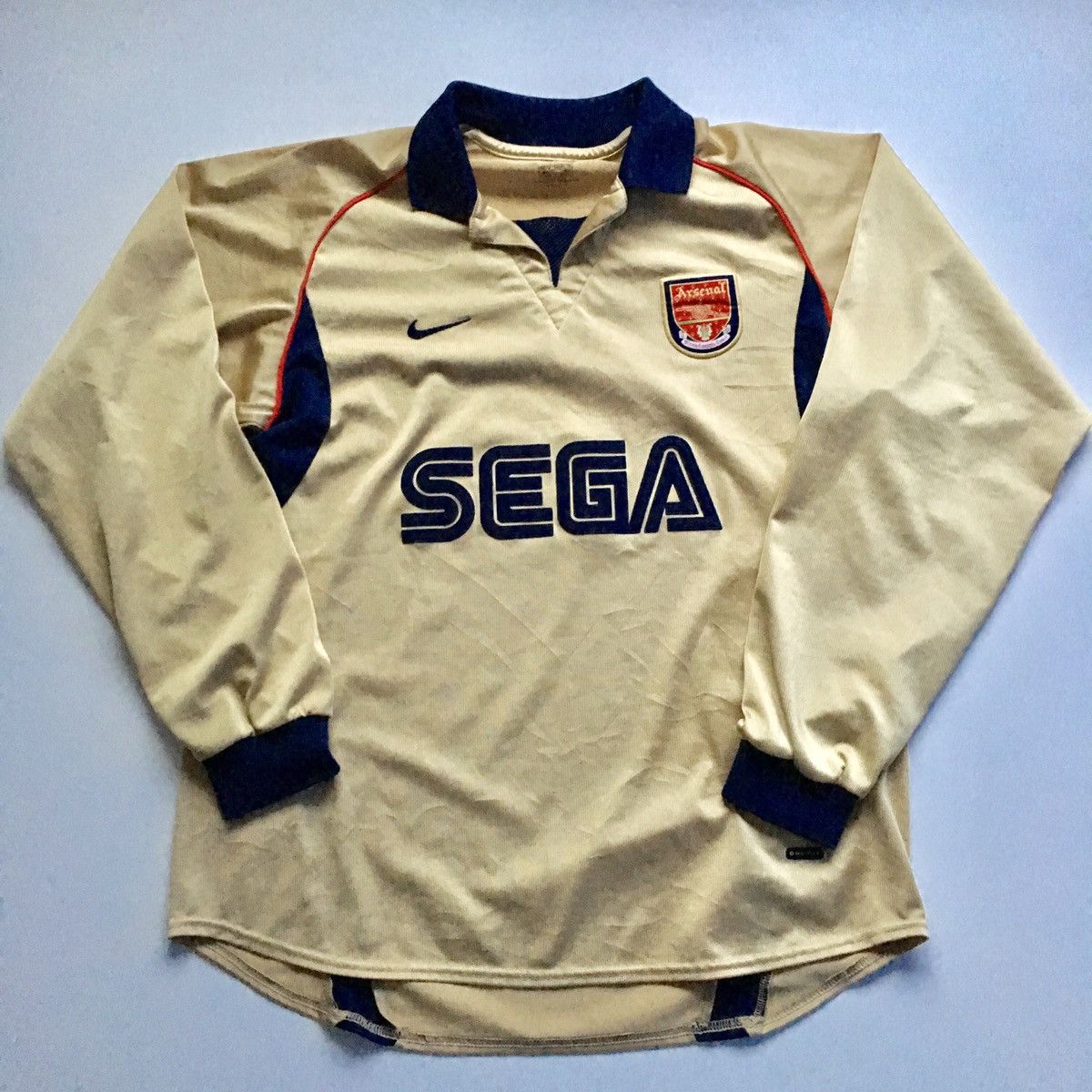 Nike × Vintage Vintage Arsenal long sleeve sega jersey | Grailed