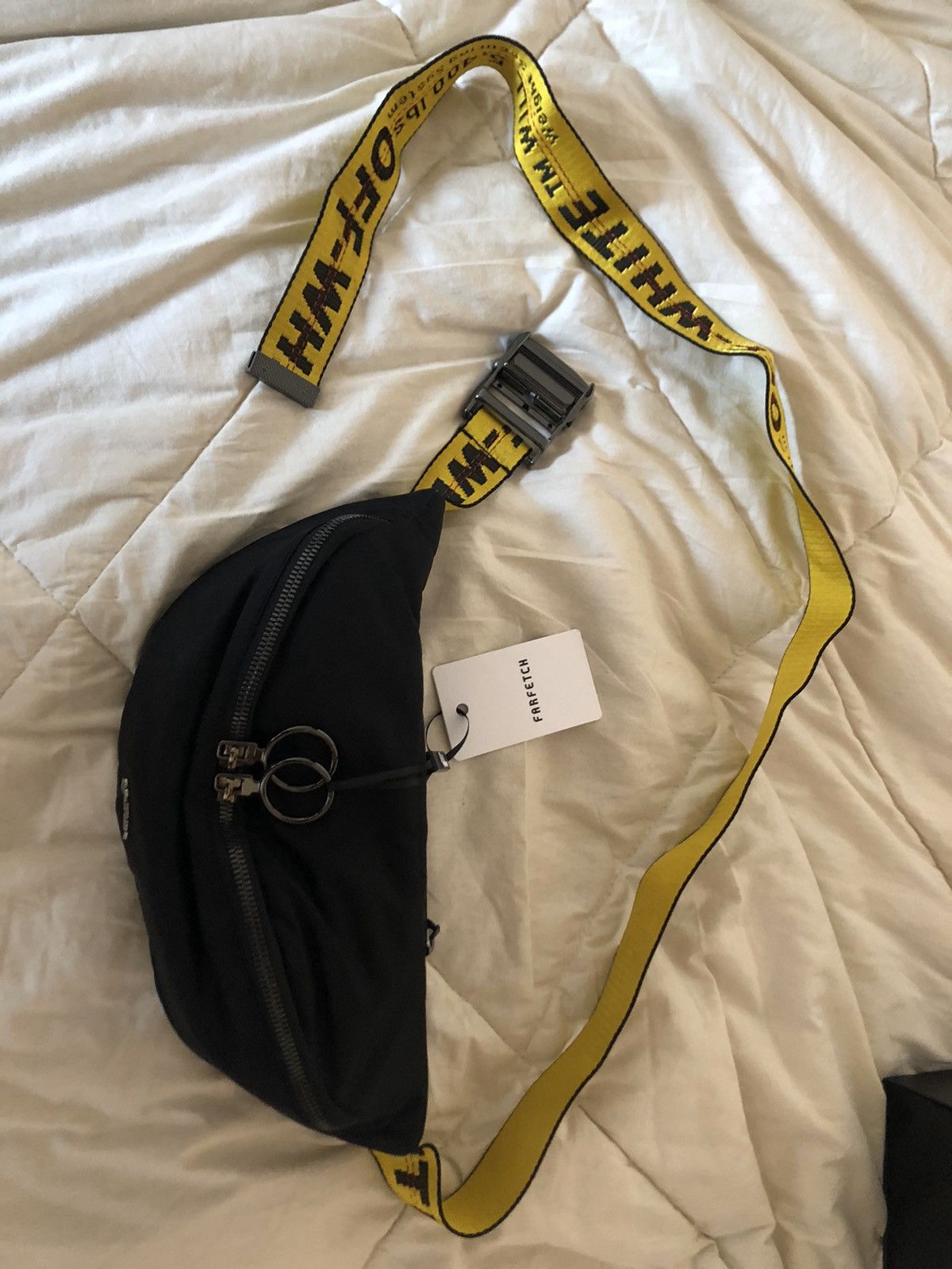 Off-White Off white industrial logo belt bag | Grailed