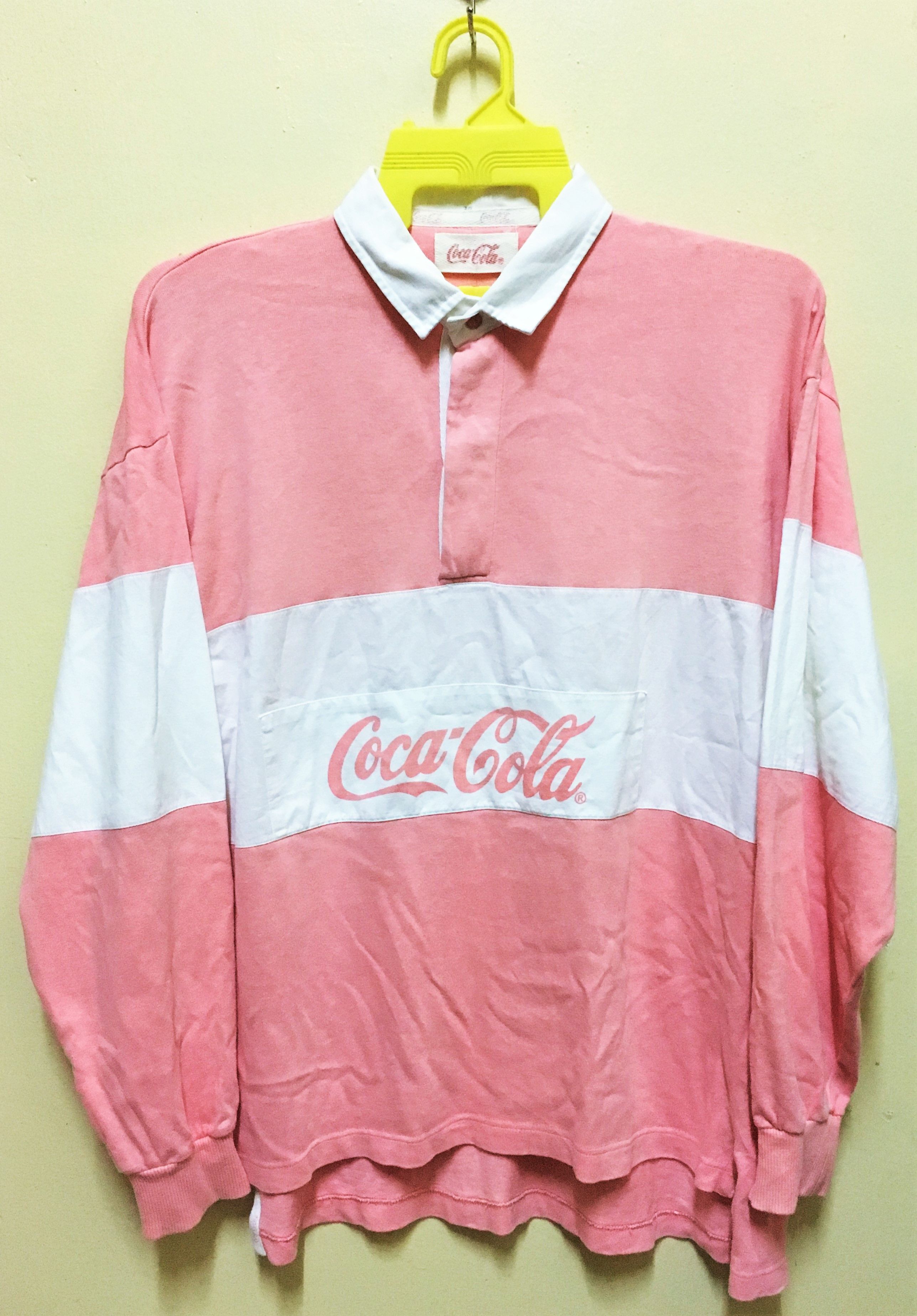 Coca Cola × Rap Tees × Vintage VINTAGE COCA COLA RUGBY SHIRT AS WORN BY ...