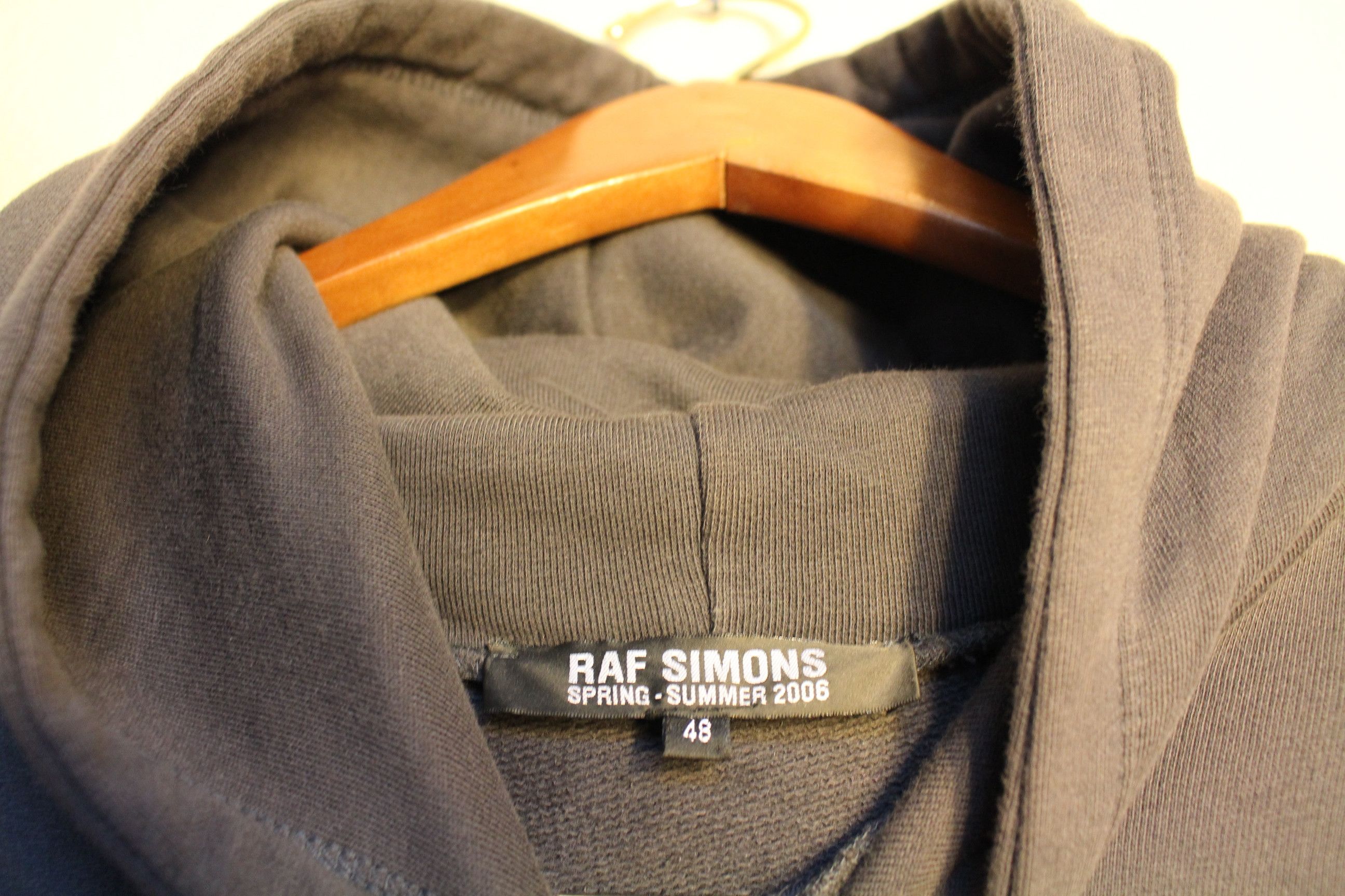 Raf Simons 2006 SPRING SUMMER RAF SIMONS HOLE HOODIE | Grailed