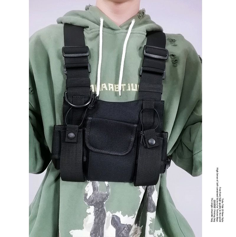 Lil Uzi Vert Chest Rig Bag Black Tactical Military Style Pack | Grailed