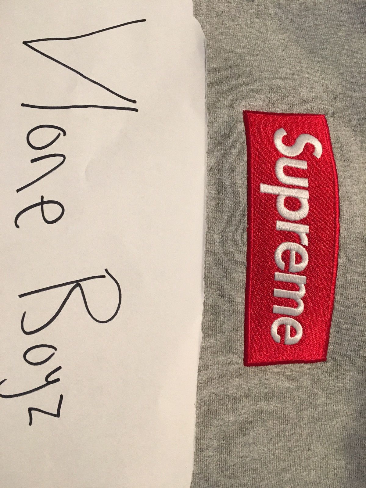 Supreme Grey Box Logo S | Grailed