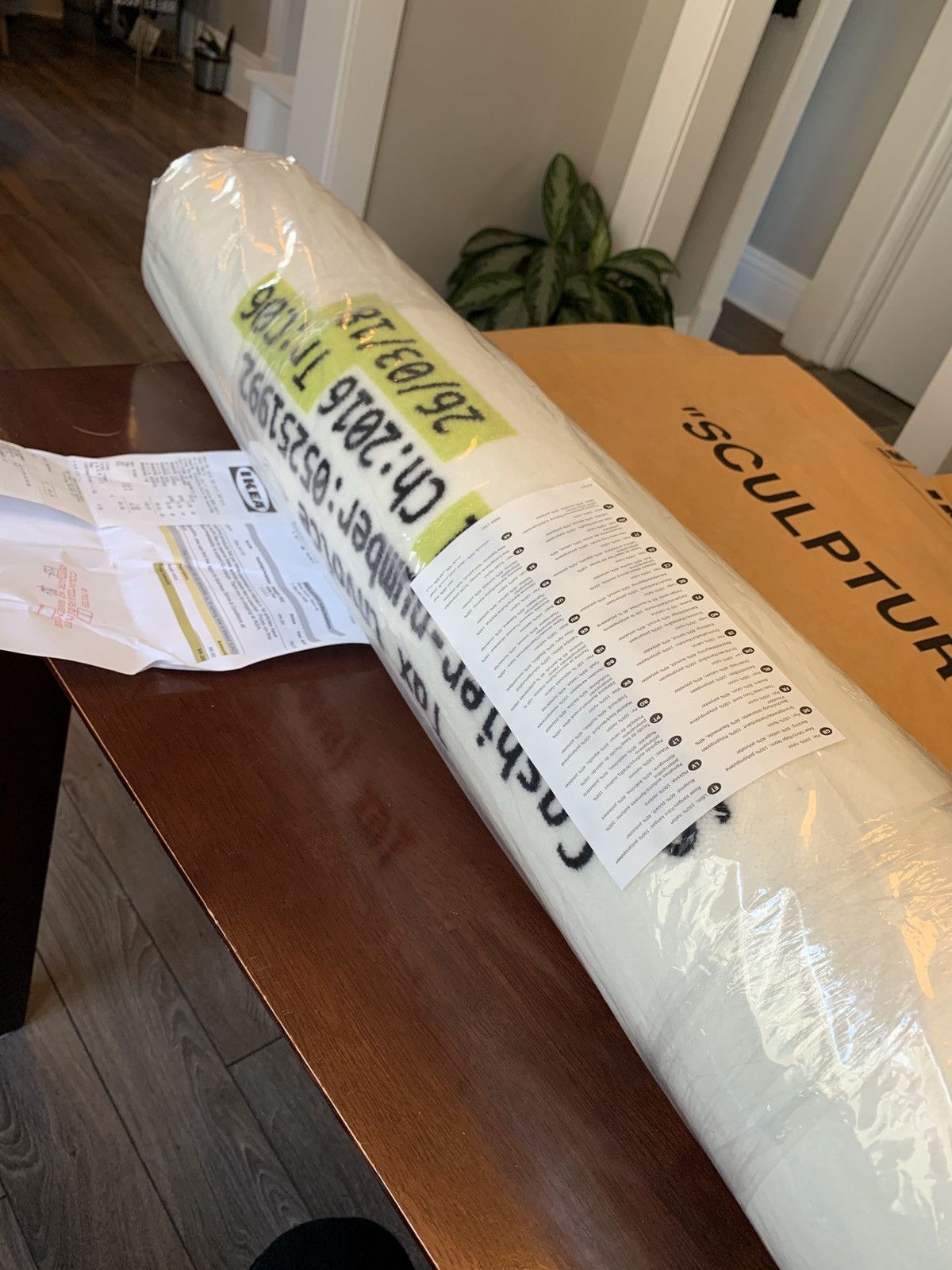 Ikea IKEA x Virgil Abloh MARKERAD Receipt Rug | Grailed