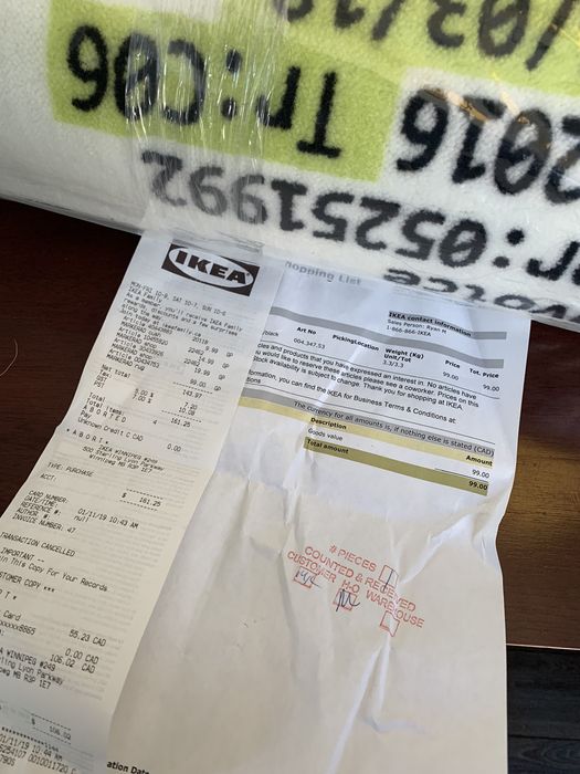 Ikea IKEA x Virgil Abloh MARKERAD Receipt Rug | Grailed