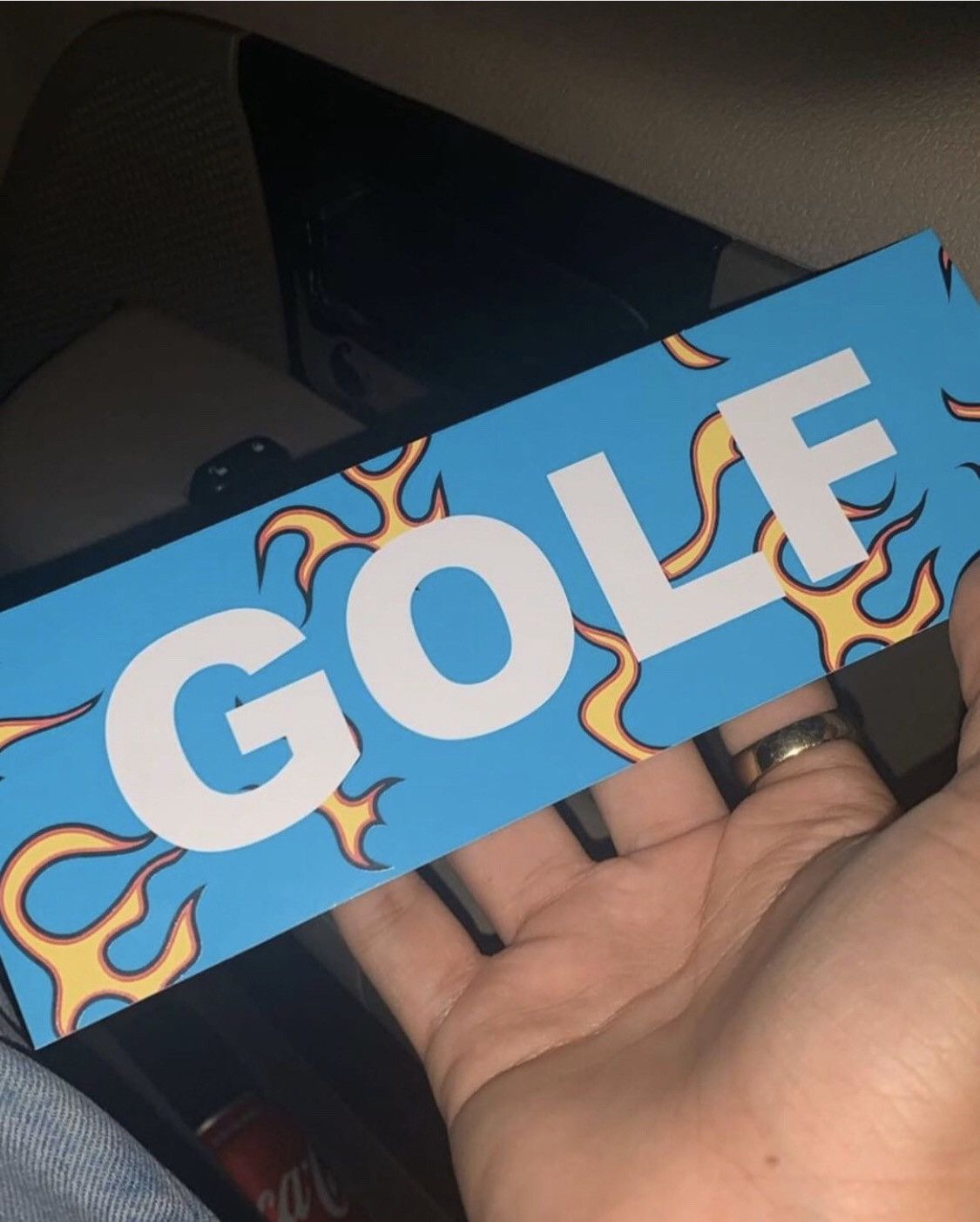 Golf Wang GOLF WANG FLAME STICKER | Grailed