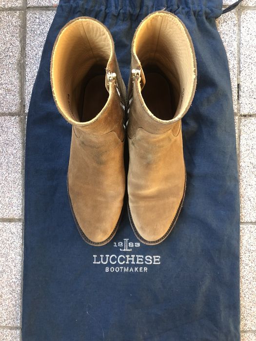 Lucchese Jonah Roper Boot Espresso Suede | Grailed